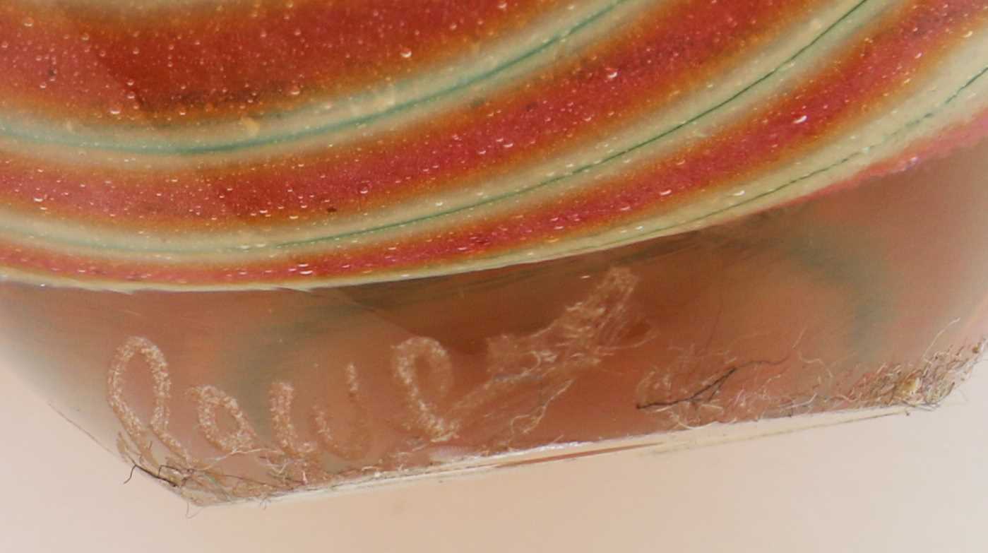 Lot 235 - Peter Layton glass scent bottle