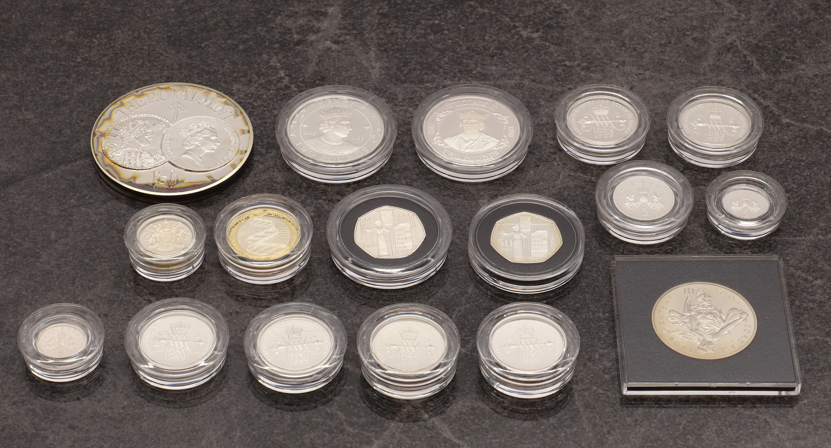 Lot 54 - A collection of Royal Mint silver proof