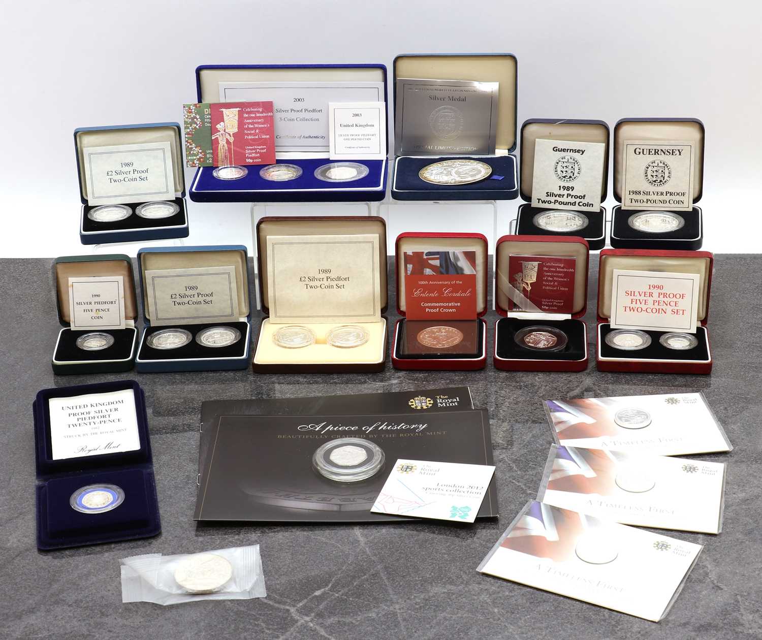 Lot 54 - A collection of Royal Mint silver proof