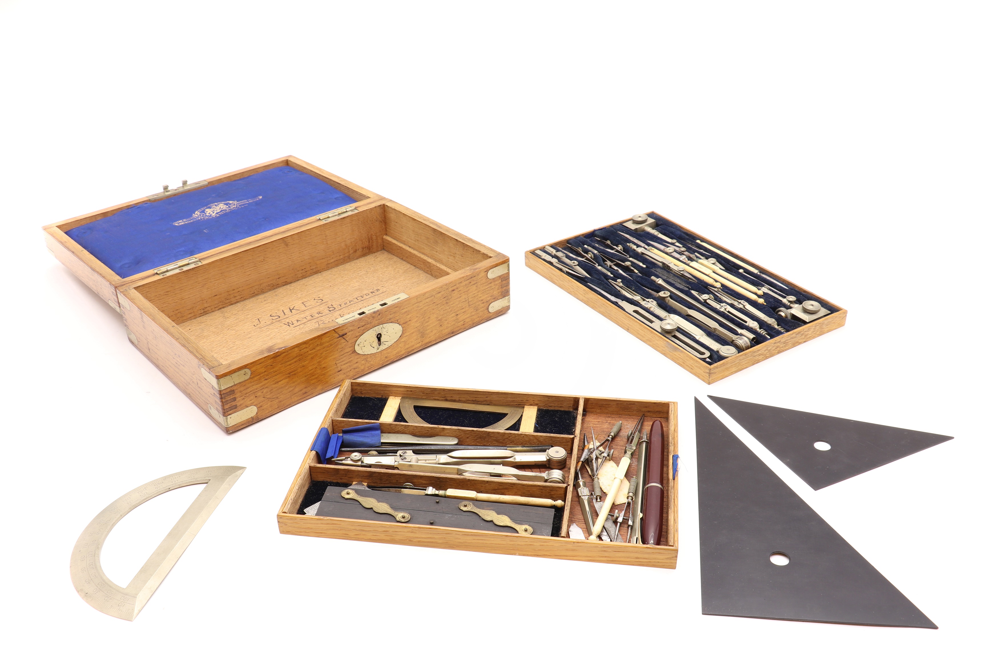 Lot 301 - A set of Stanley Drawing Instruments