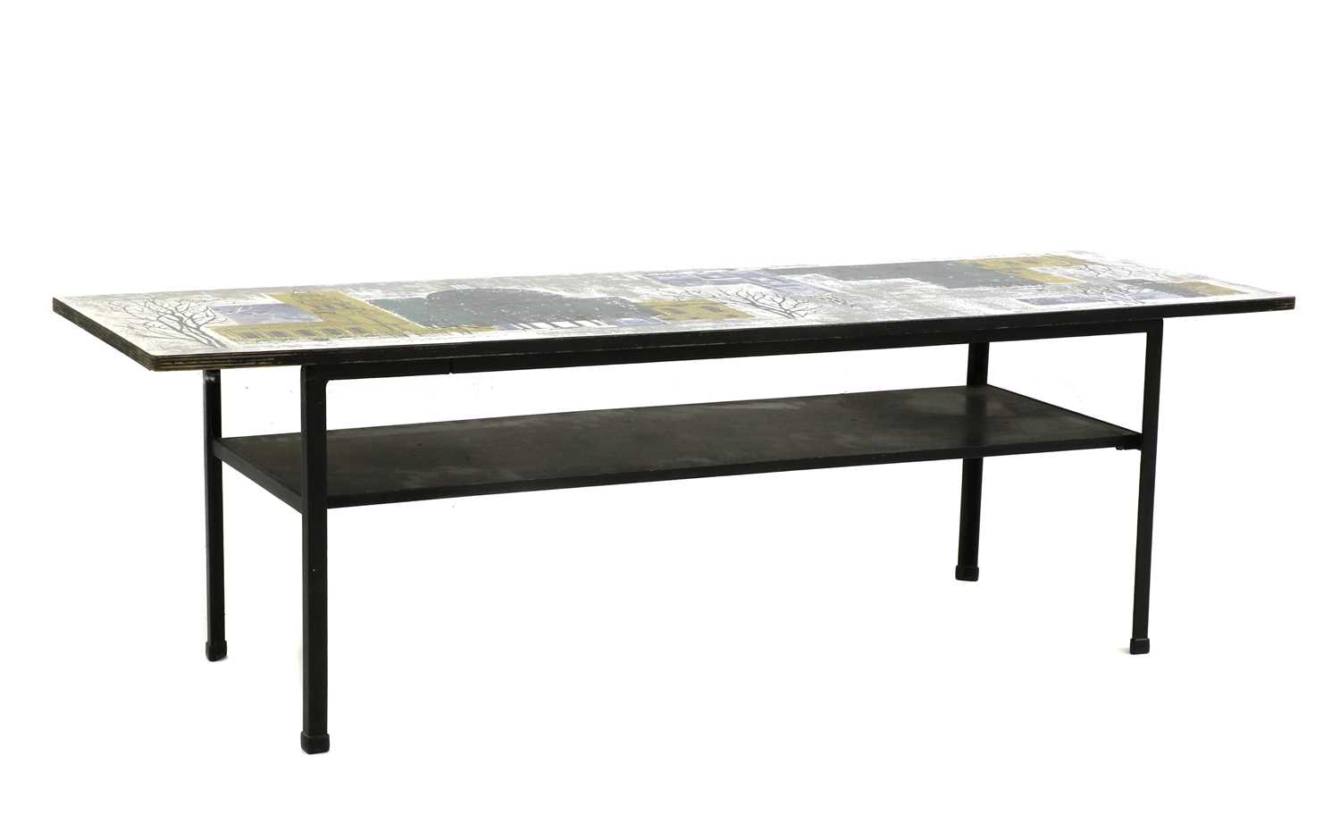 Lot 459 - A John Piper 'London Skyline' coffee table
