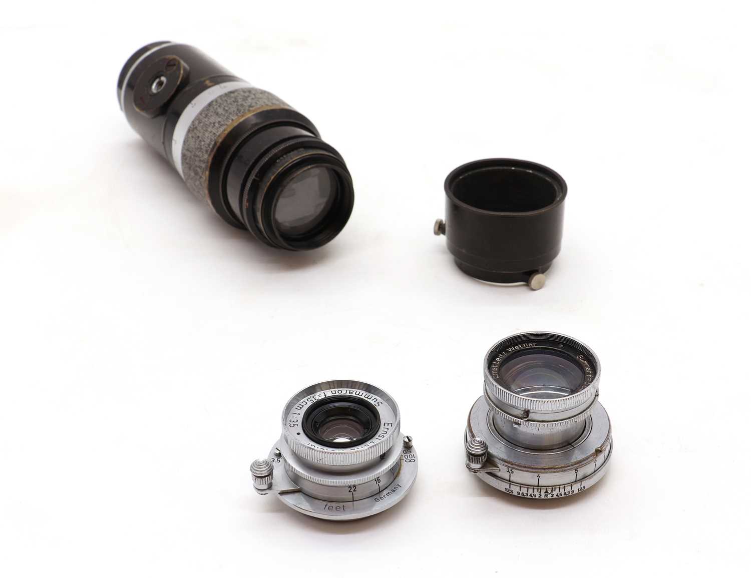 Lot 305 - A collection of Leica LTM lenses