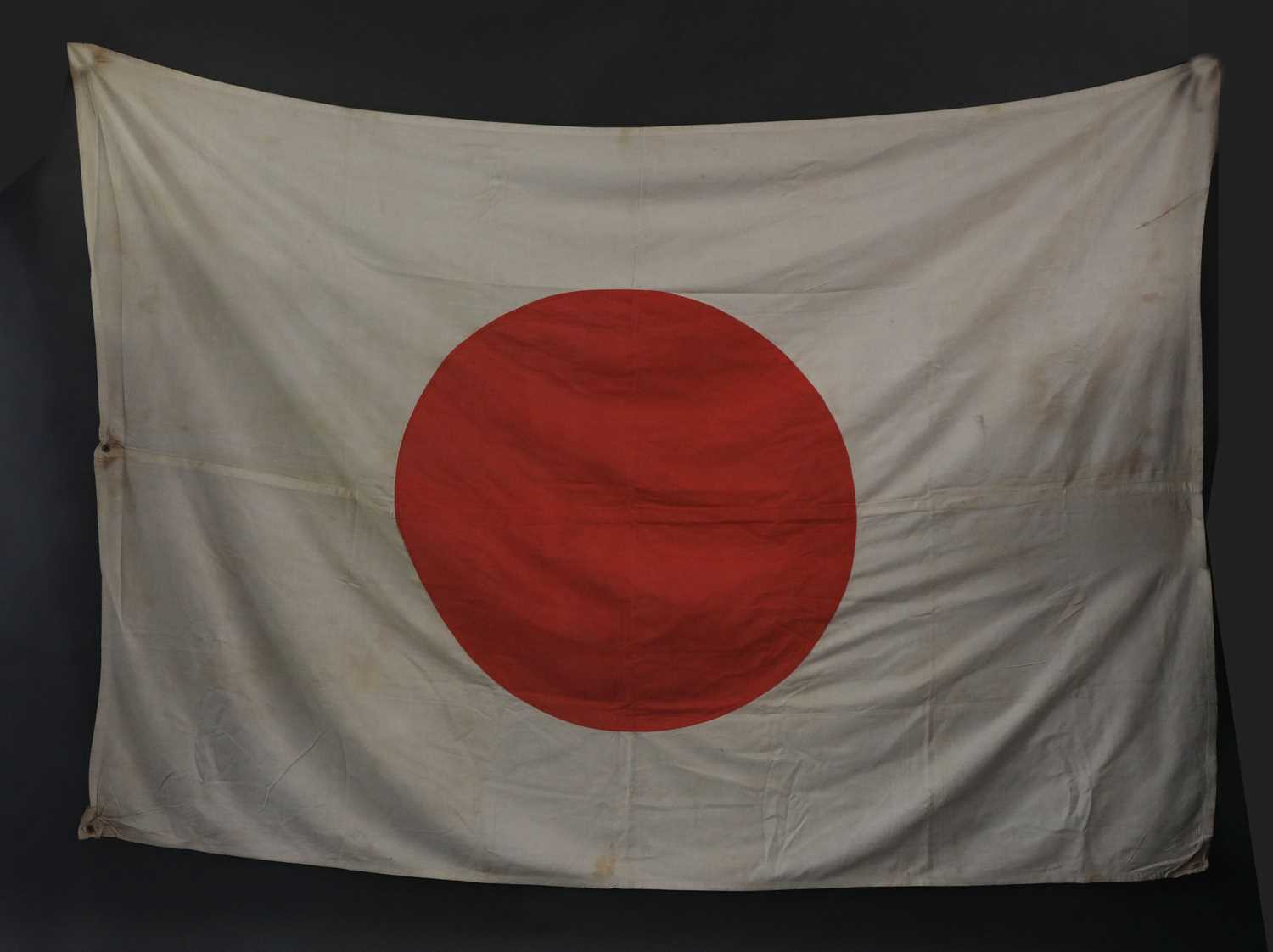 Lot 207 - A large Japanese flag,