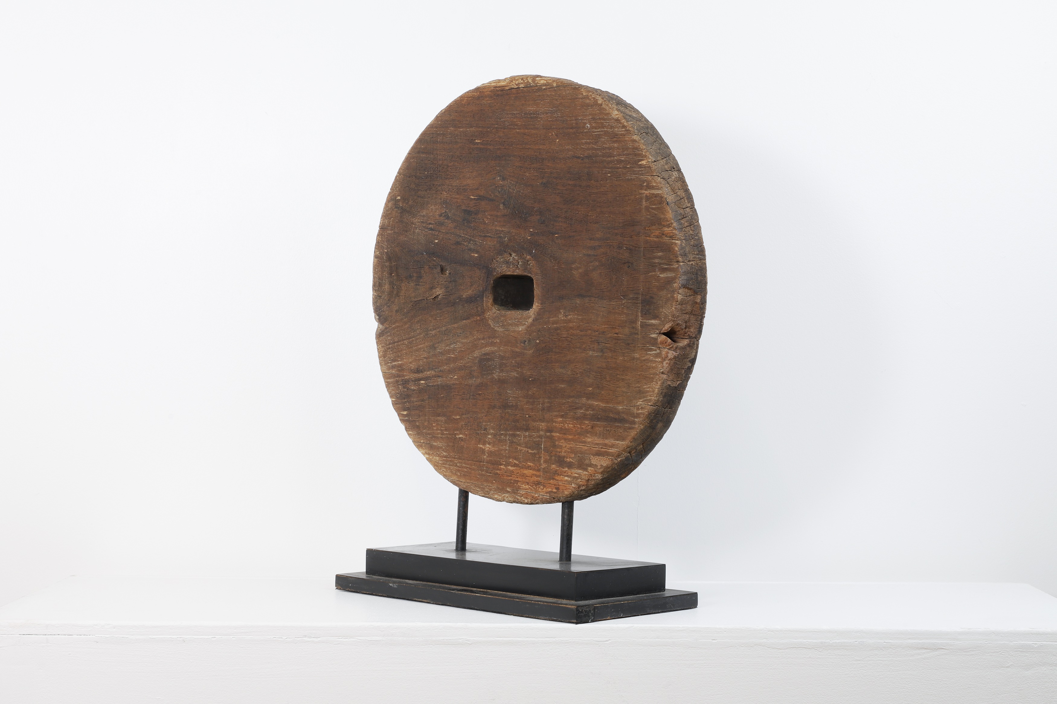 Lot 295 - An ox-cart wheel,