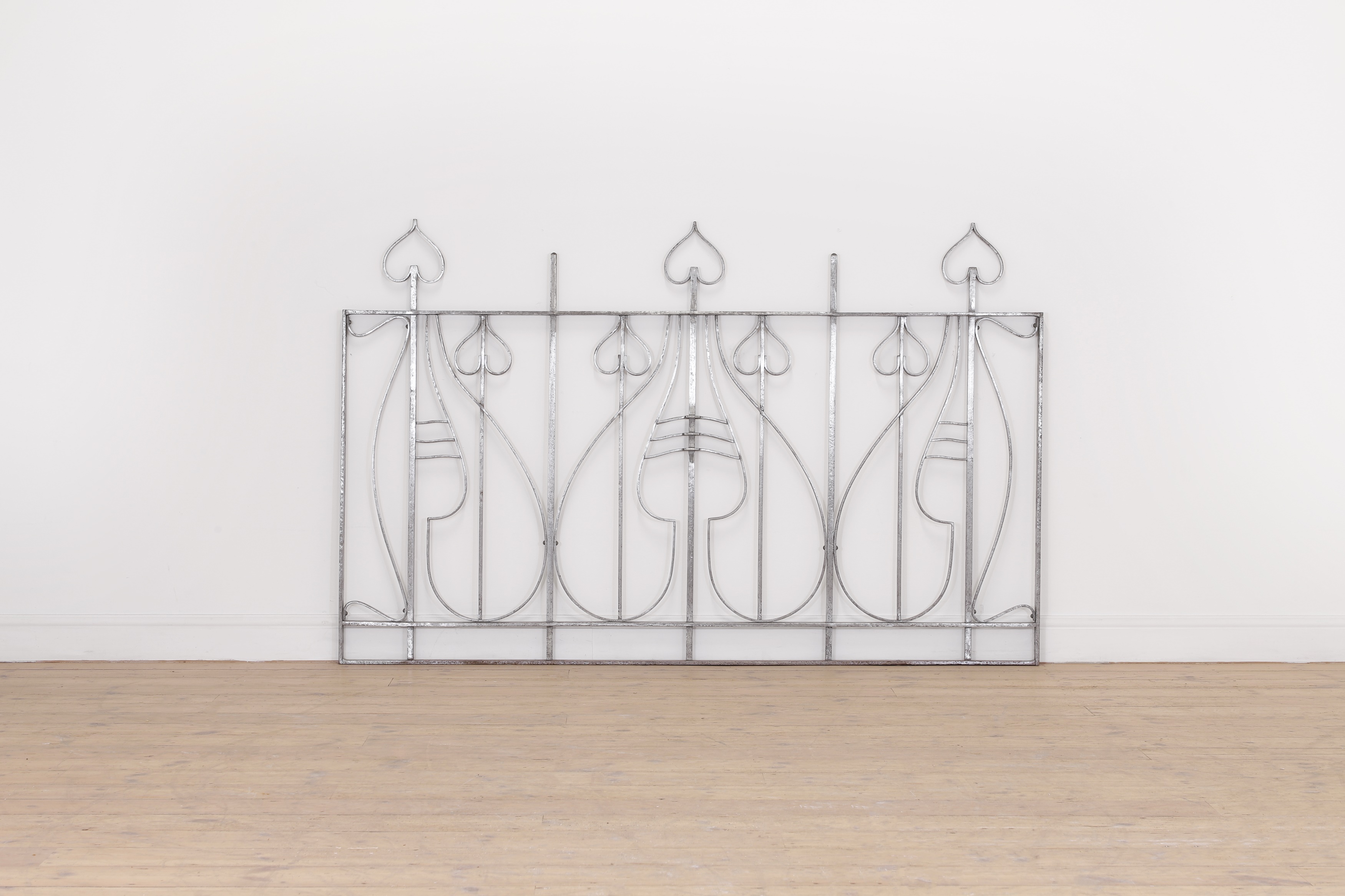 Lot 601 - A wrought-iron railing panel,