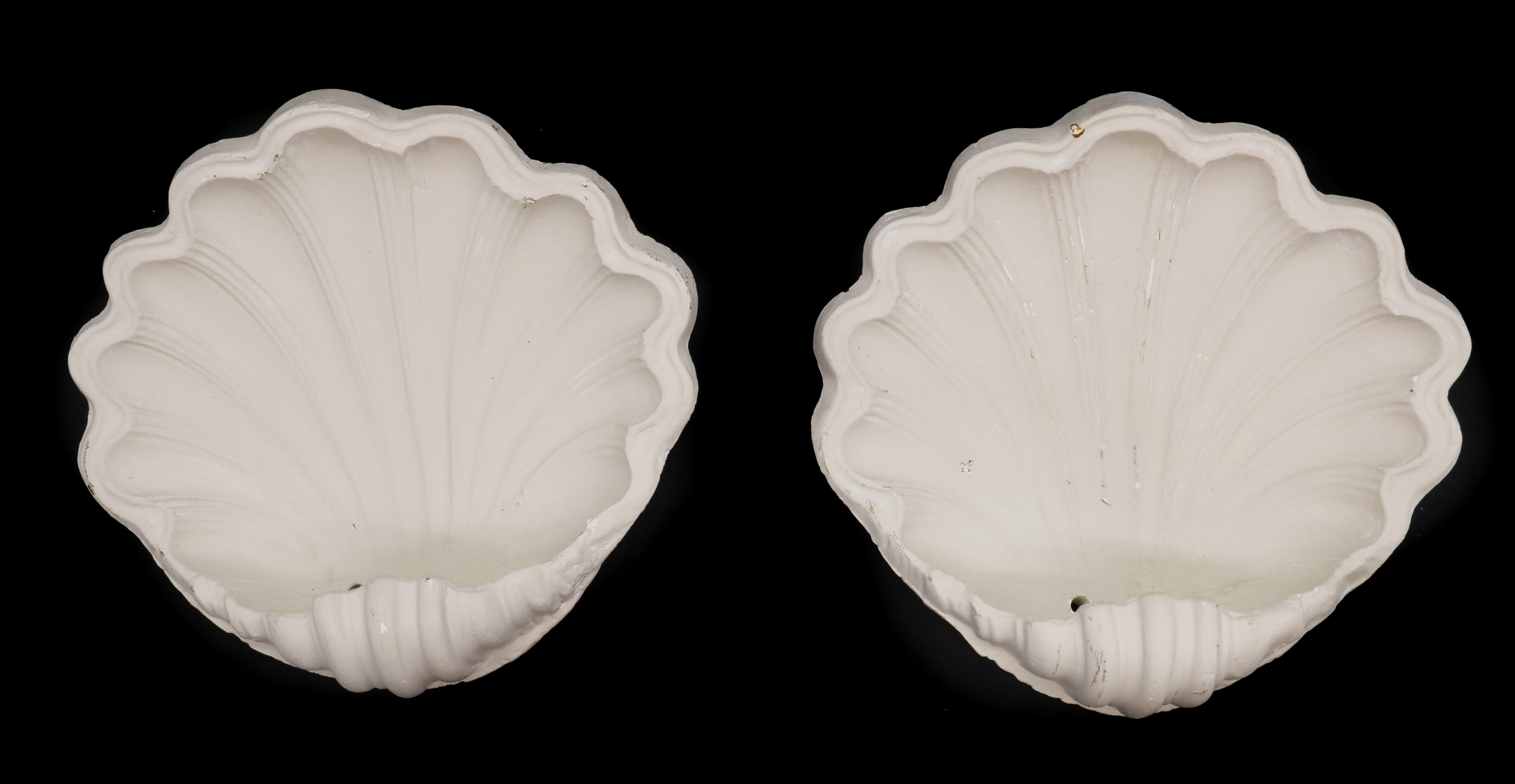 Lot 361 - A pair of plaster shells