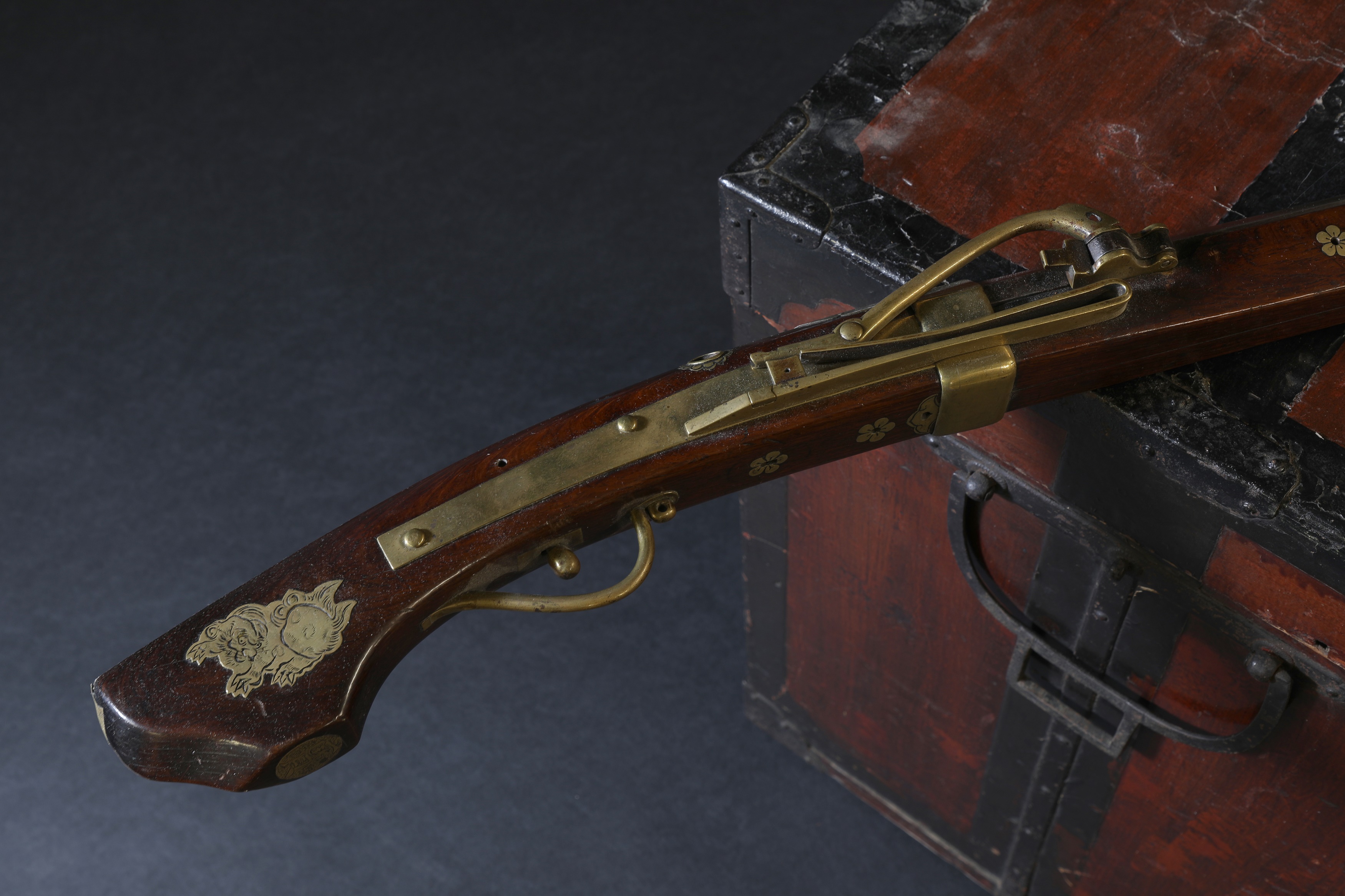 Lot 111 - A Japanese matchlock musket,