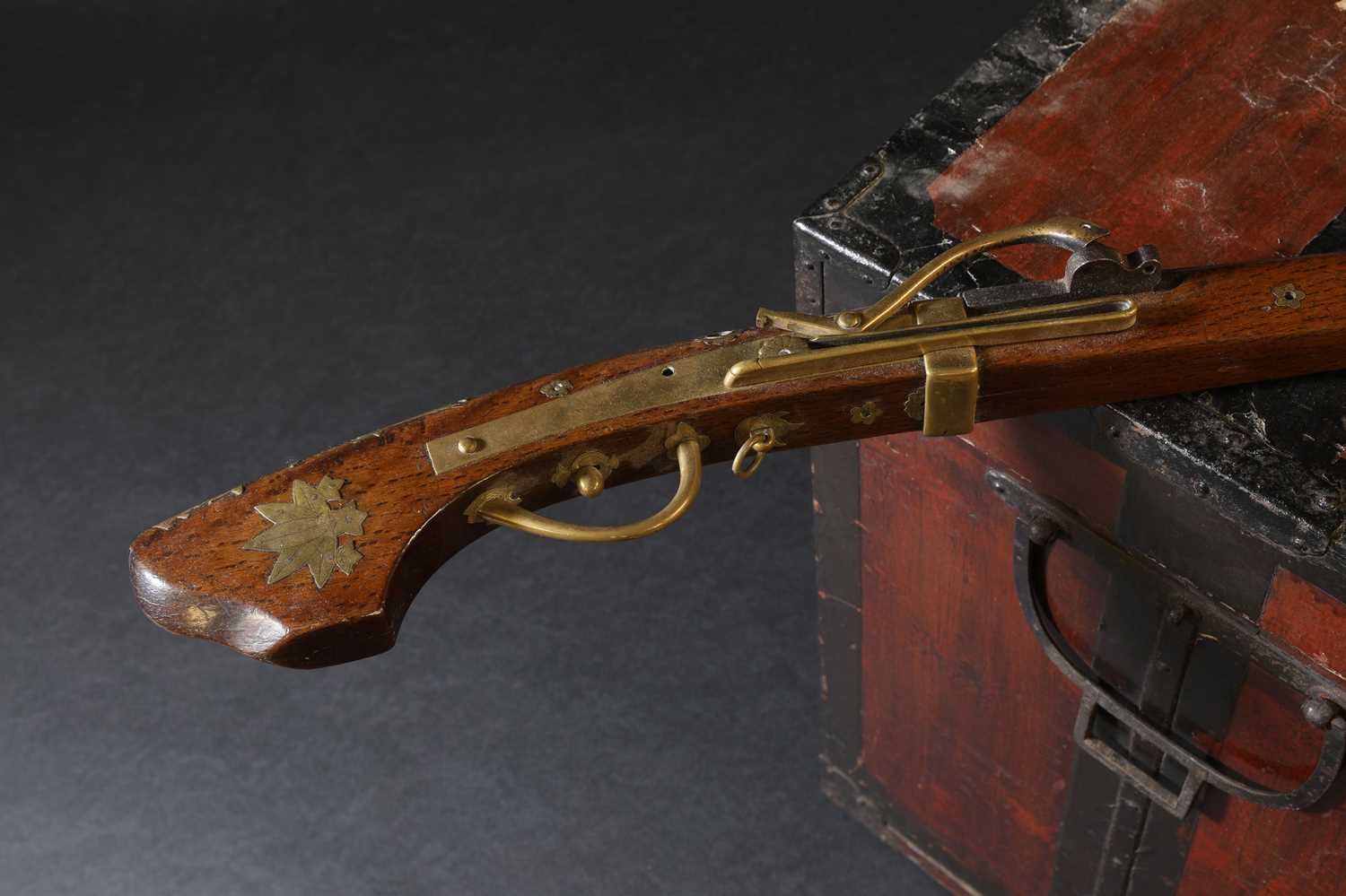 Lot 110 - A Japanese matchlock musket,