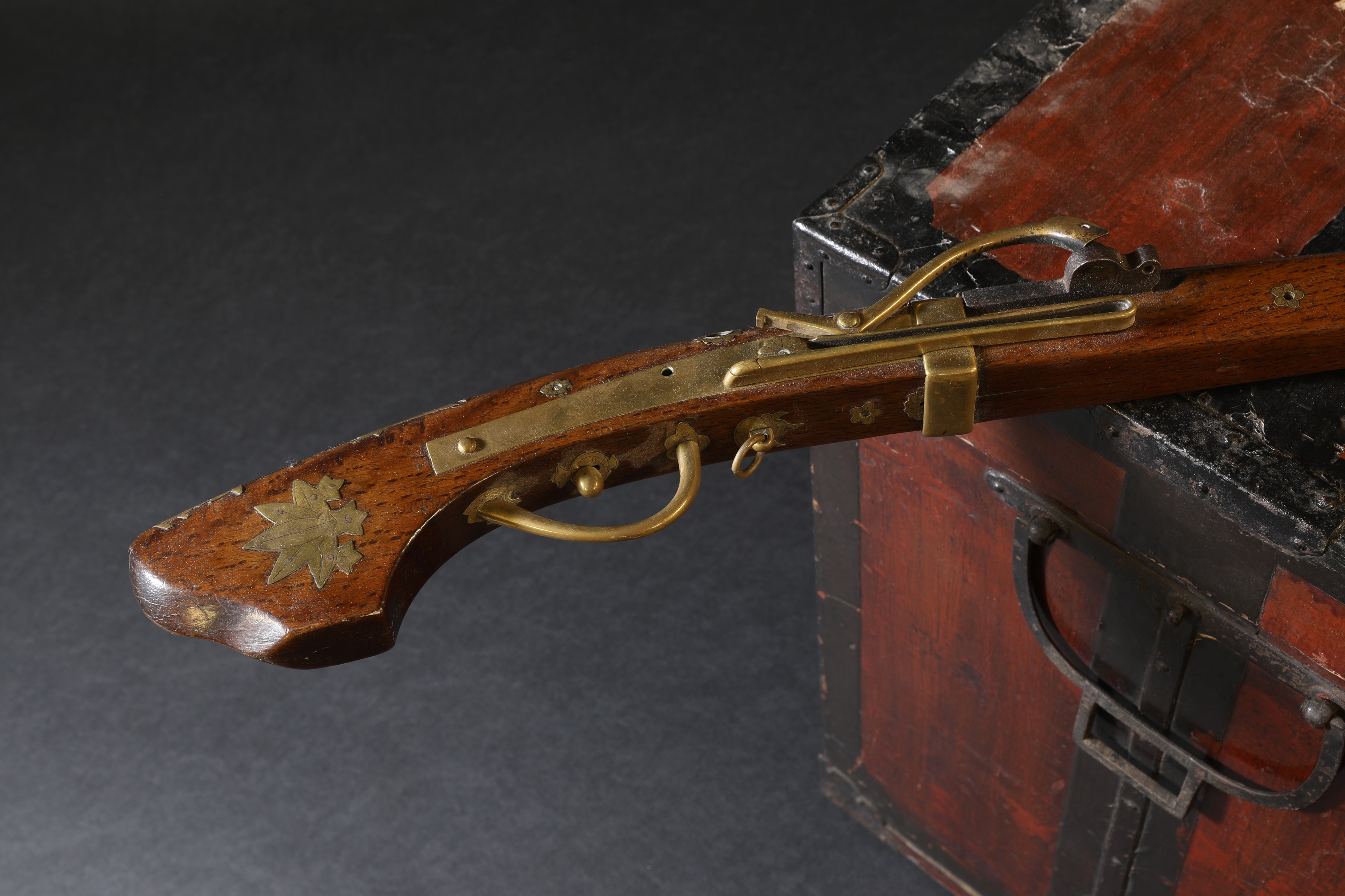 Lot 110 - A Japanese matchlock musket,