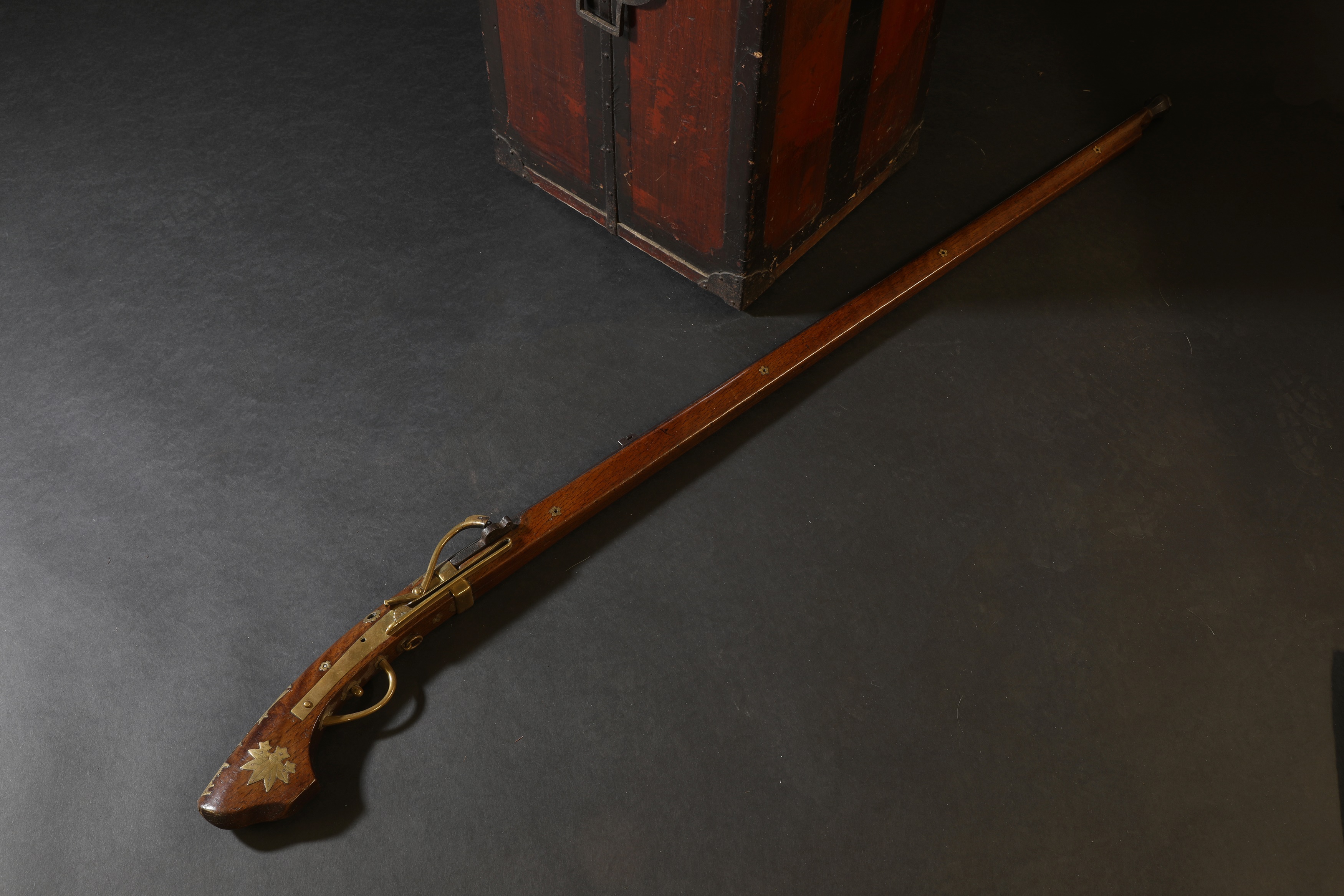 Lot 110 - A Japanese matchlock musket,