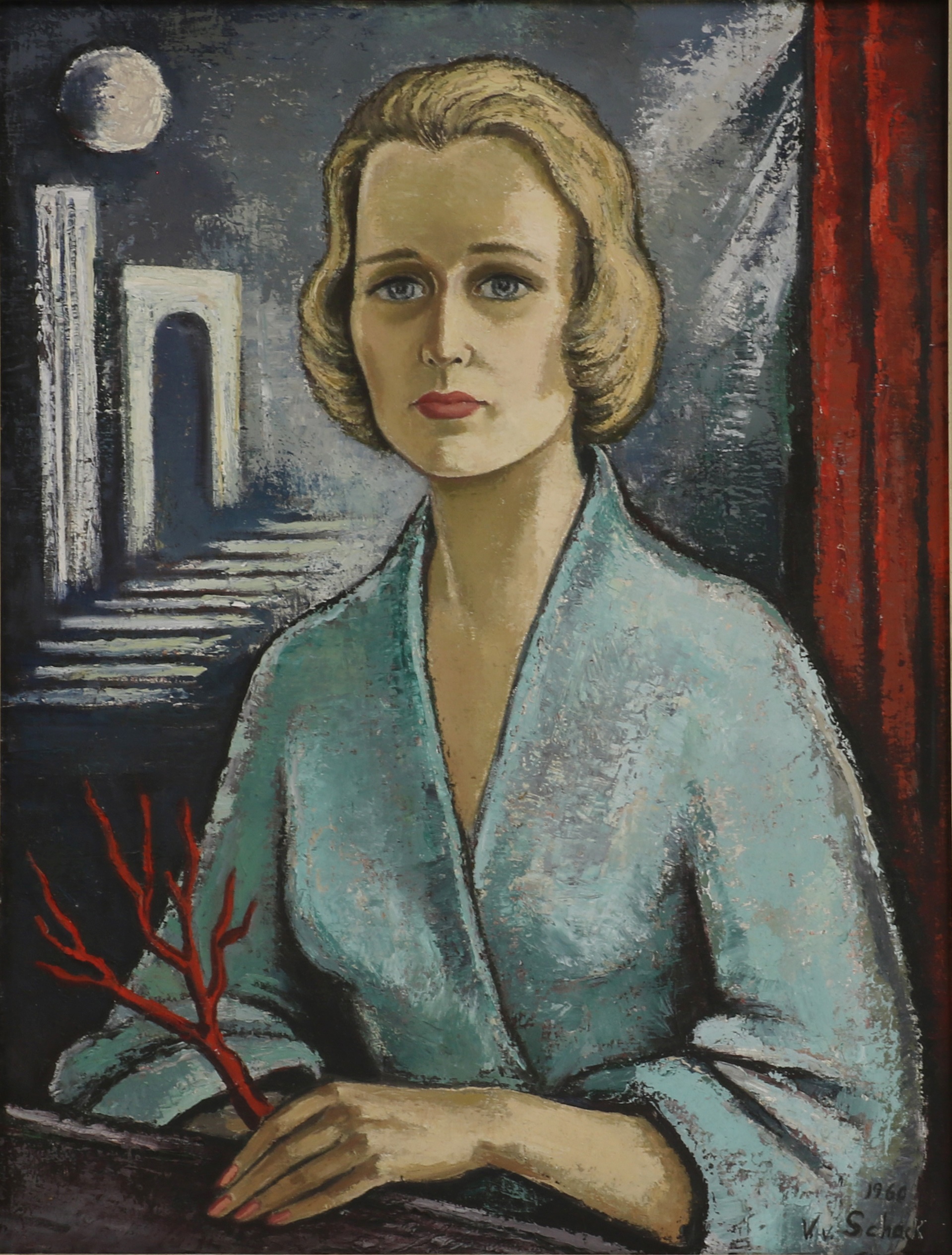 Lot 308 - V V Schack (German, 20th century)