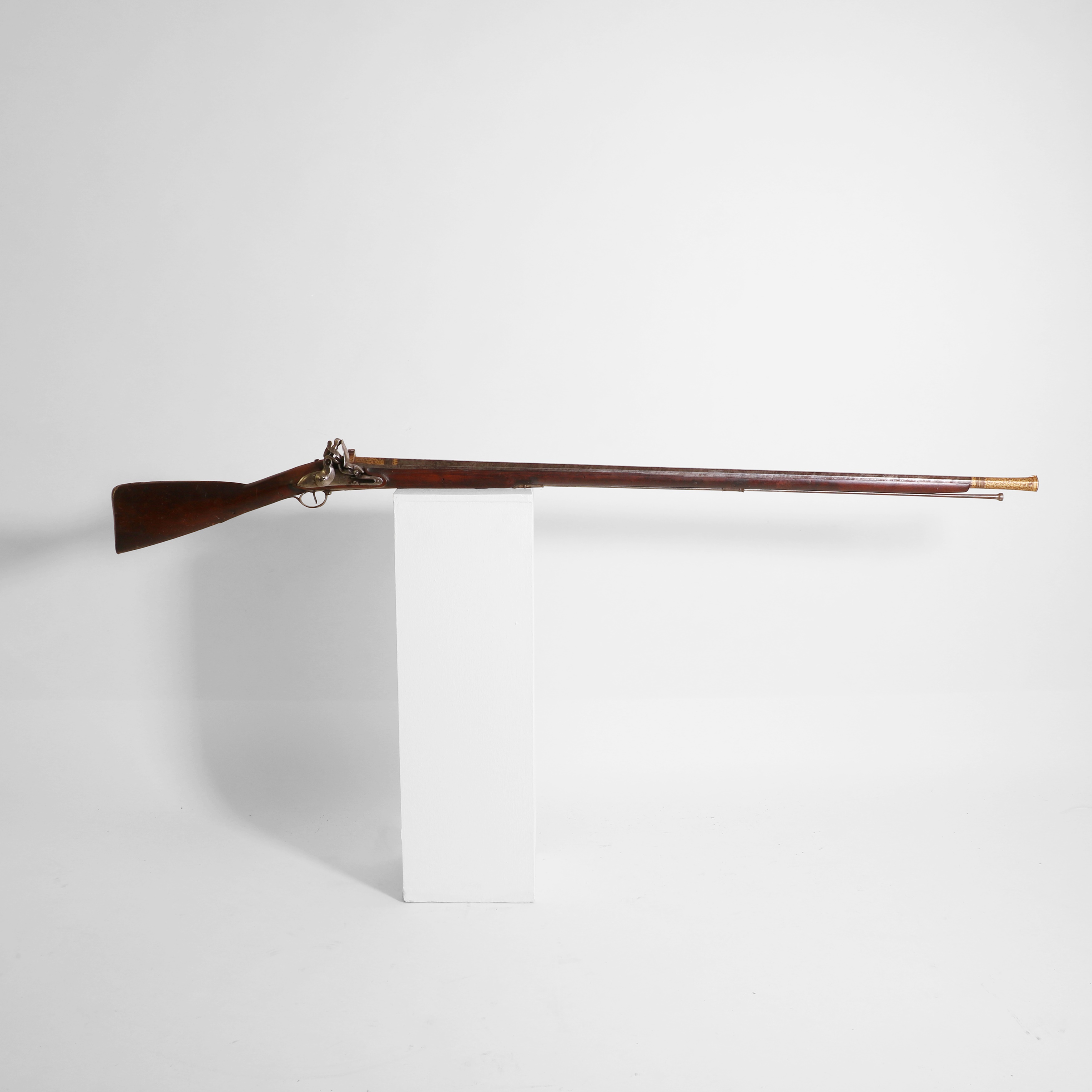 Lot 200 - A 15-bore flintlock musket,