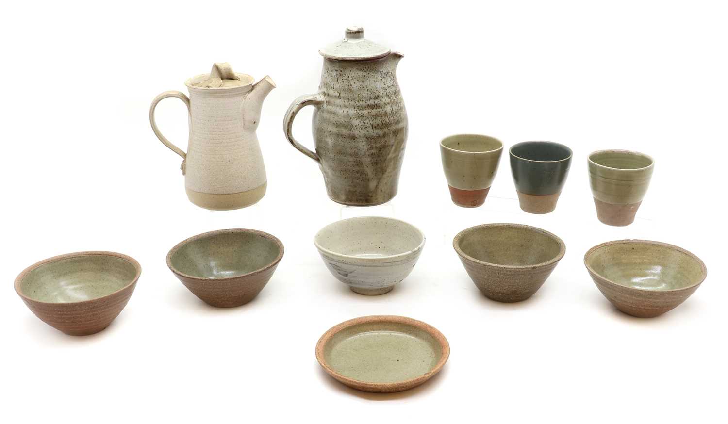 Lot 61 - A collection of Leach studio pottery,