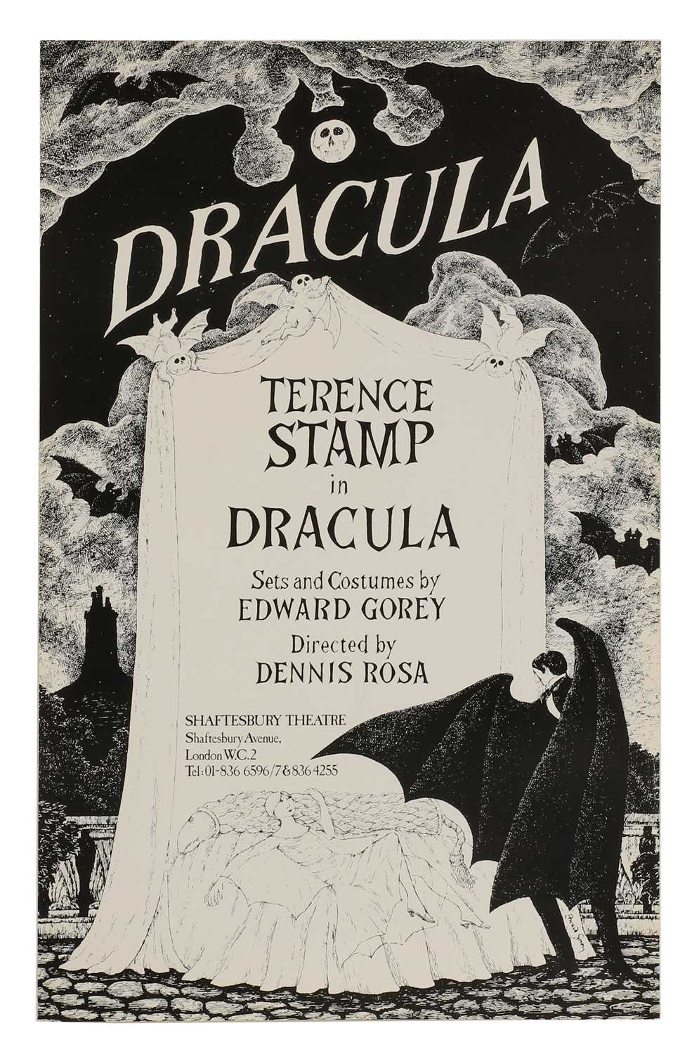 Lot 311 - An original 'Dracula' poster,