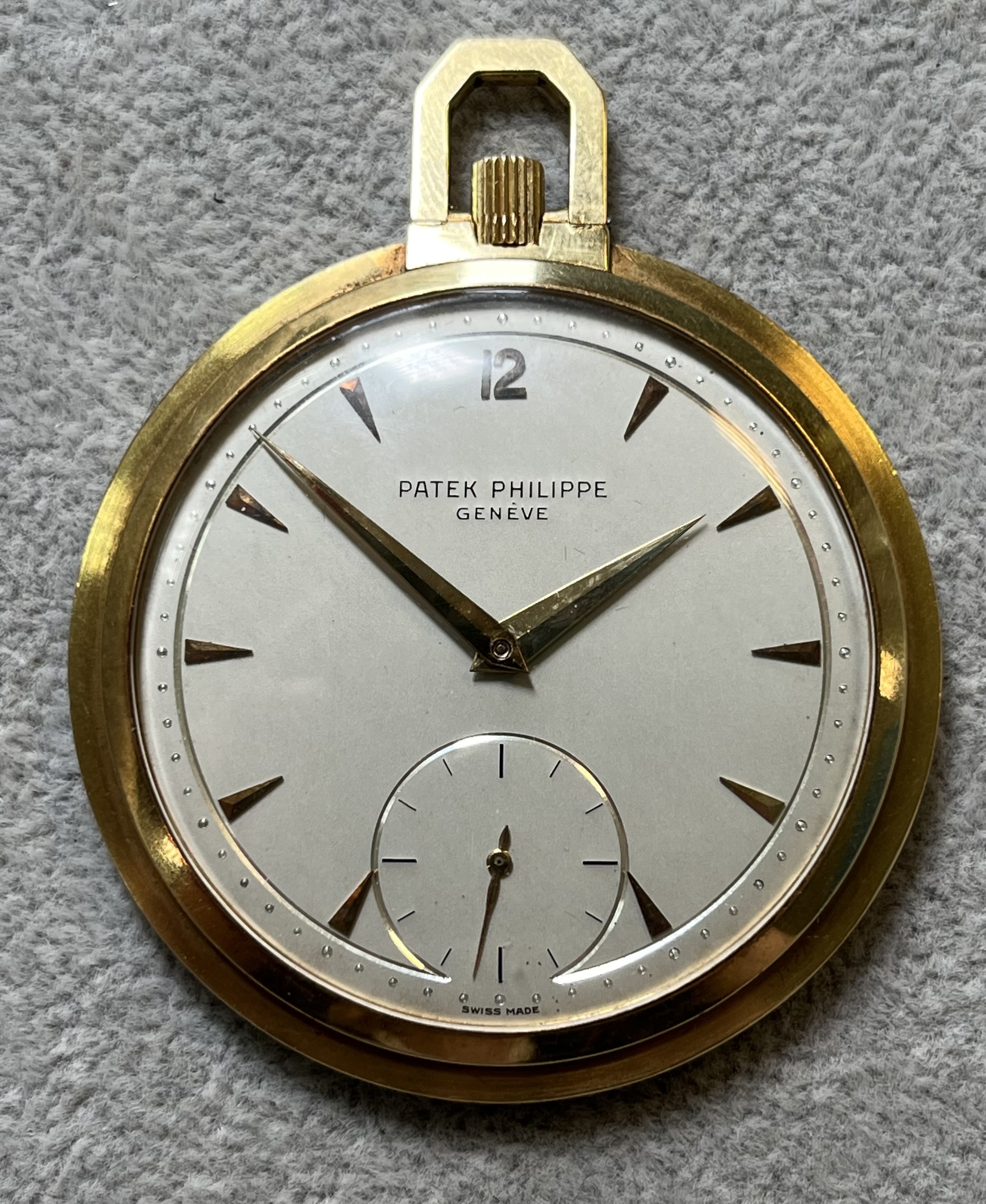 Lot 315 - An 18ct gold Patek Philippe open faced