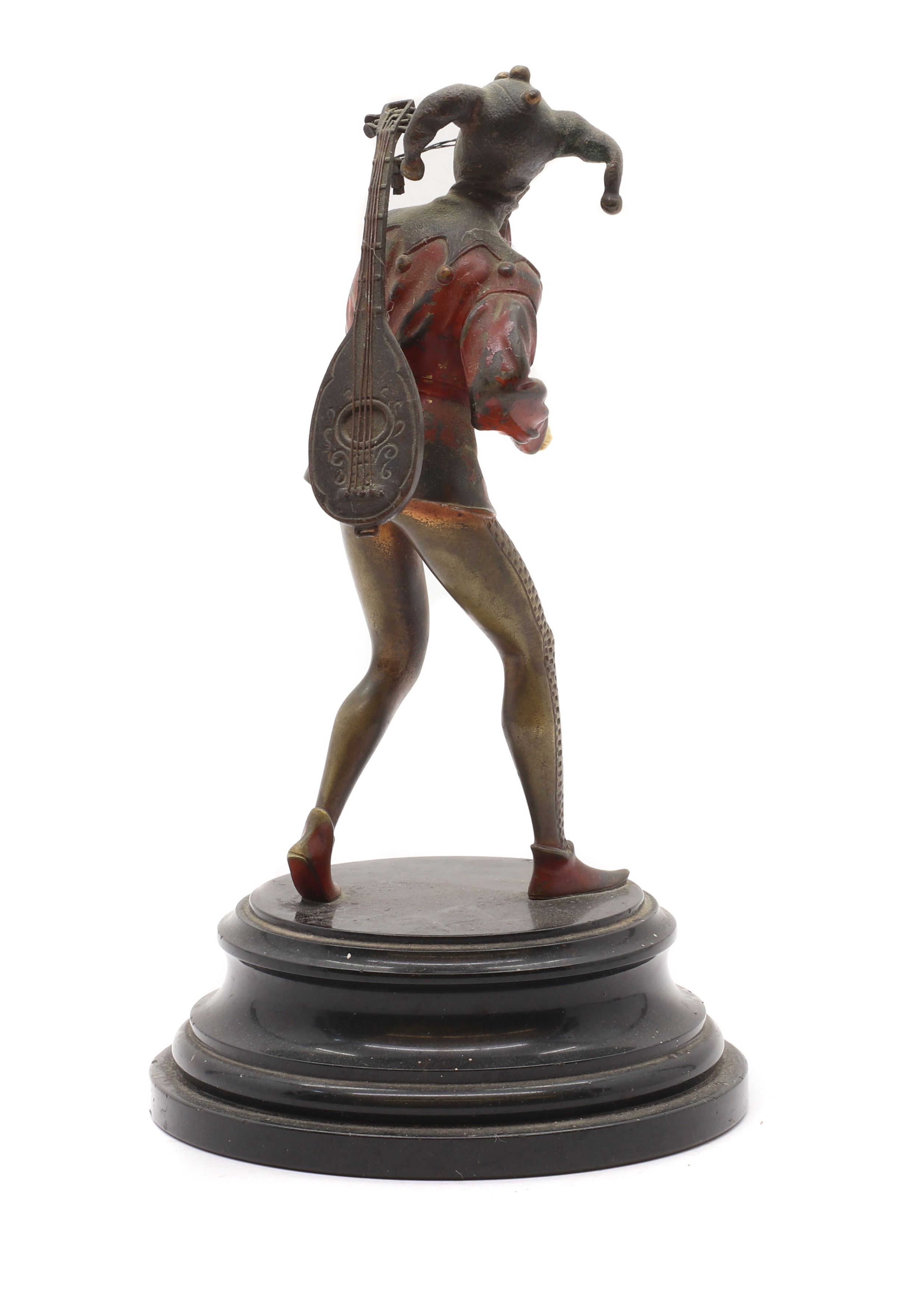 Lot 119 - A cold painted bronze figure