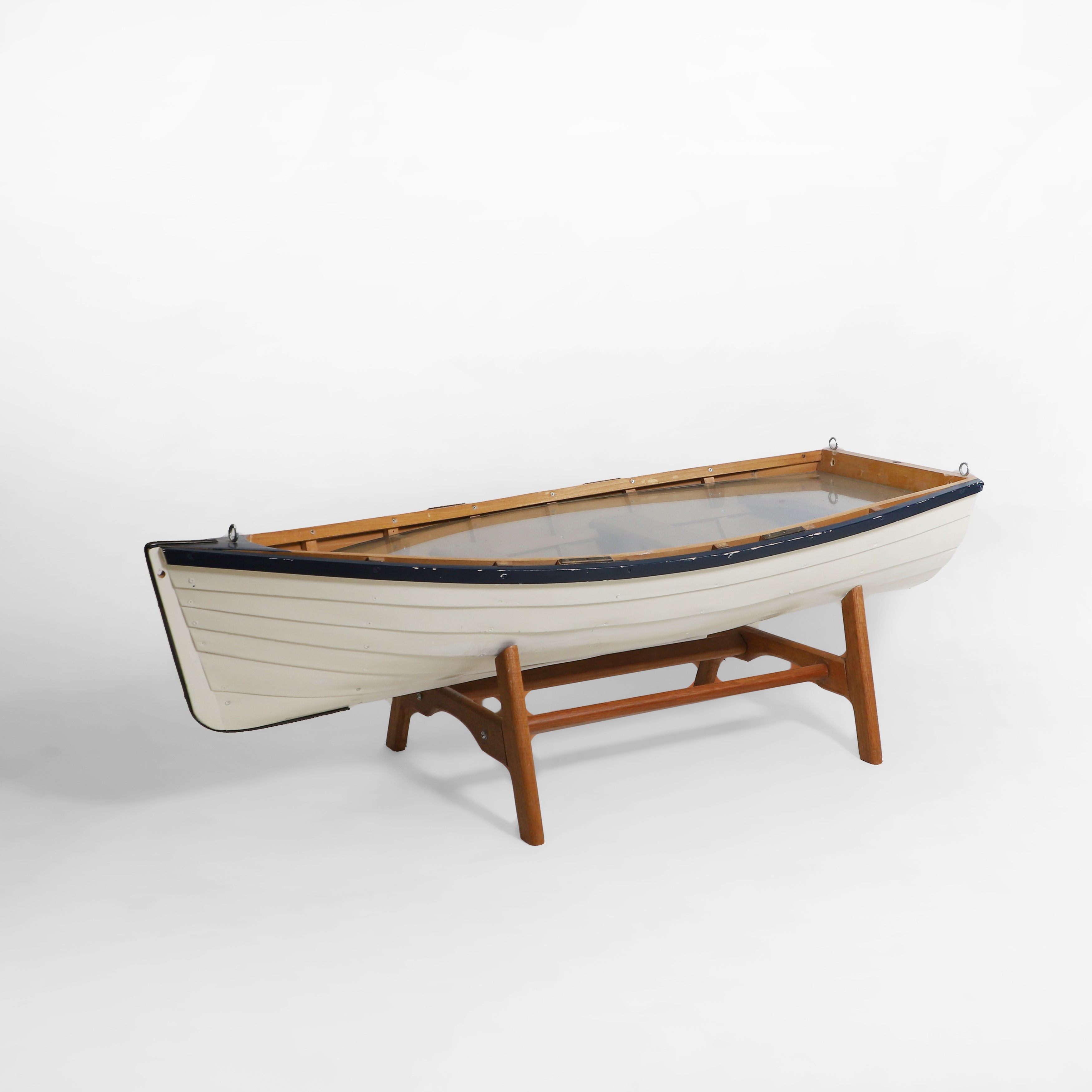 Lot 441 - A rowing boat coffee table,