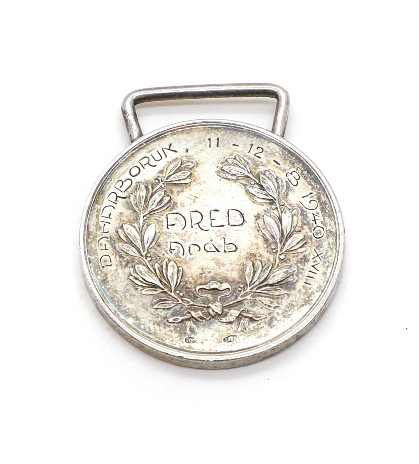 Lot 152 - A WWII Colonial Italy 'Al Valore' silver