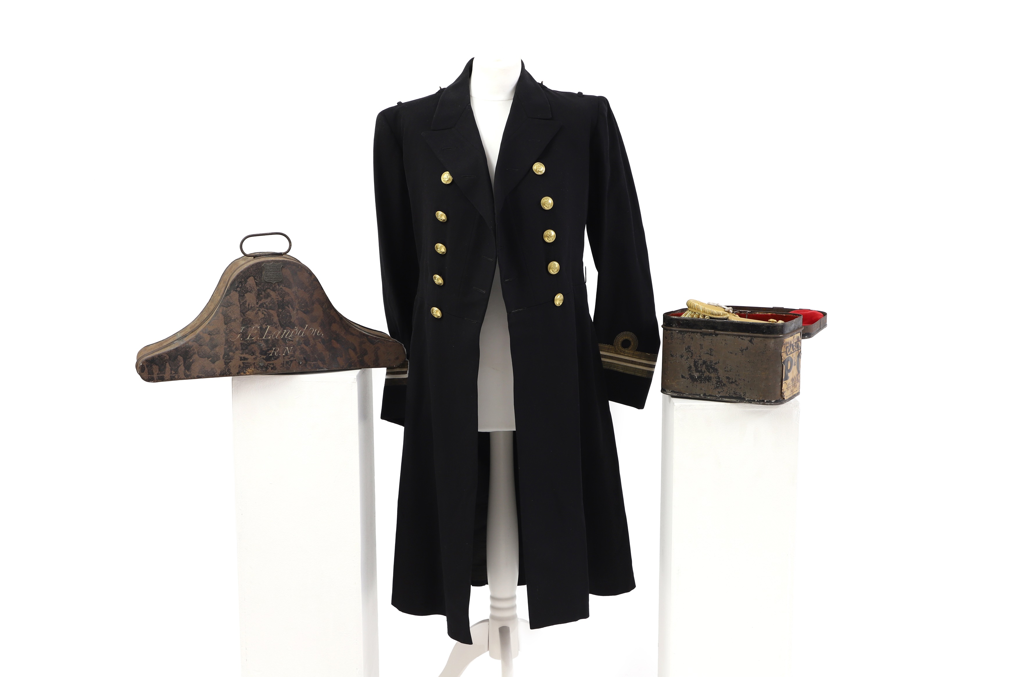 Lot 160 - A Royal Naval Lieutenant Commanders uniform,