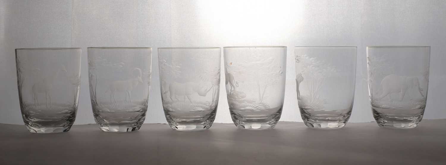 Lot 254 - A group of six Rowland Ward engraved 'Safari'