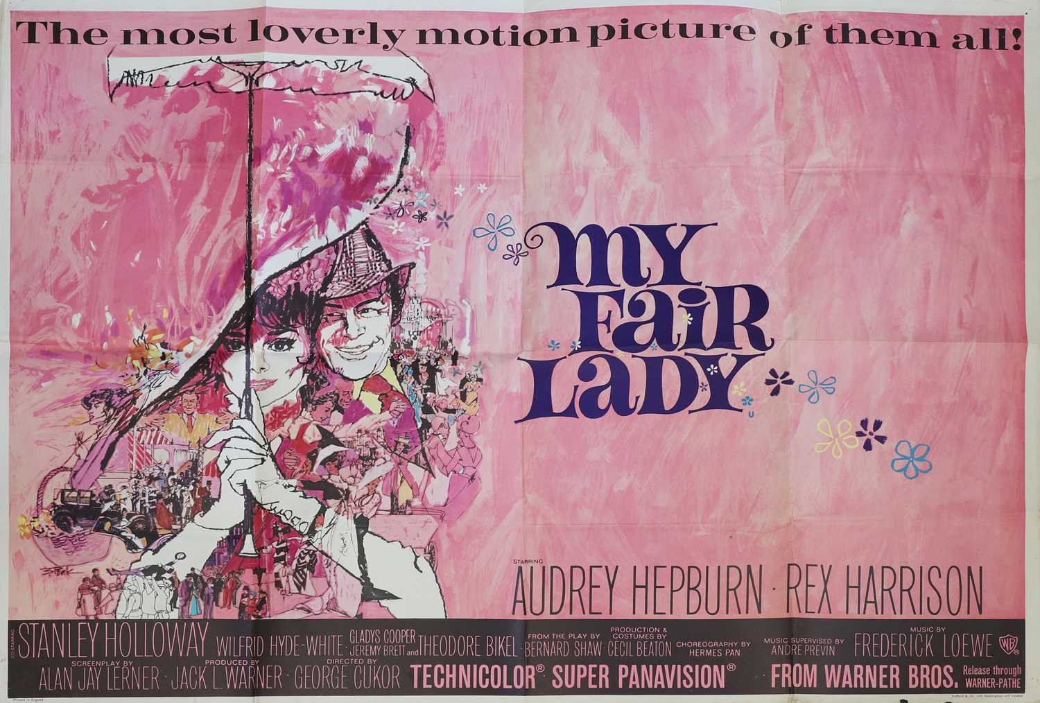 Lot 182 - A poster for 'My Fair Lady',