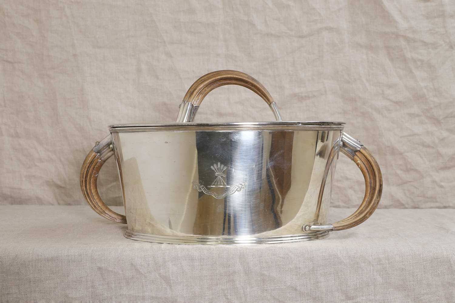 Lot 503 - A late Victorian silver-plated game tureen