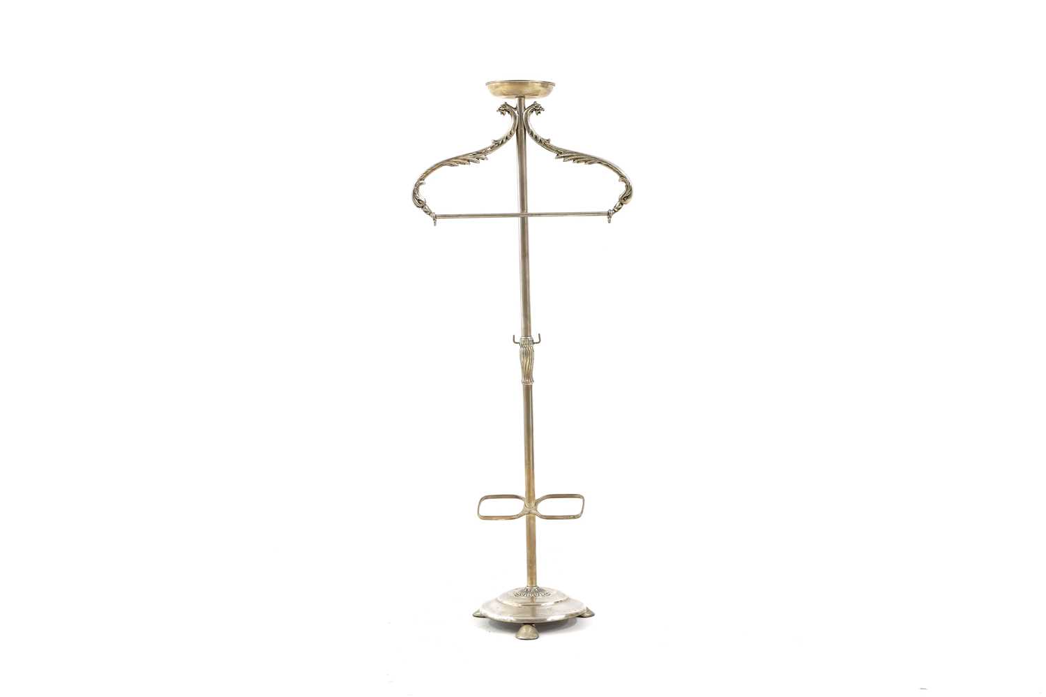 Lot 526 - A metal butler's stand,