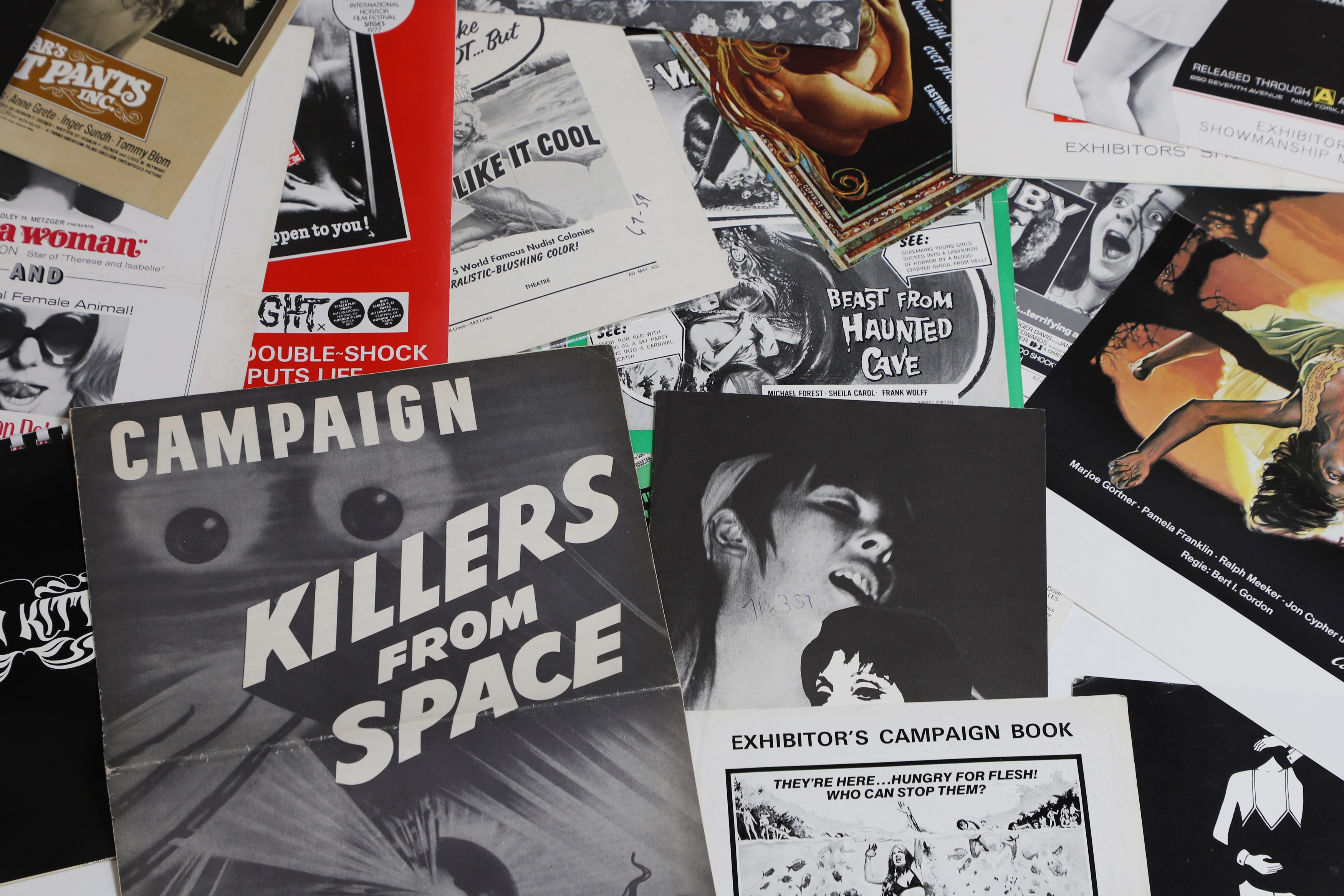 Lot 150 - A collection of exploitation film