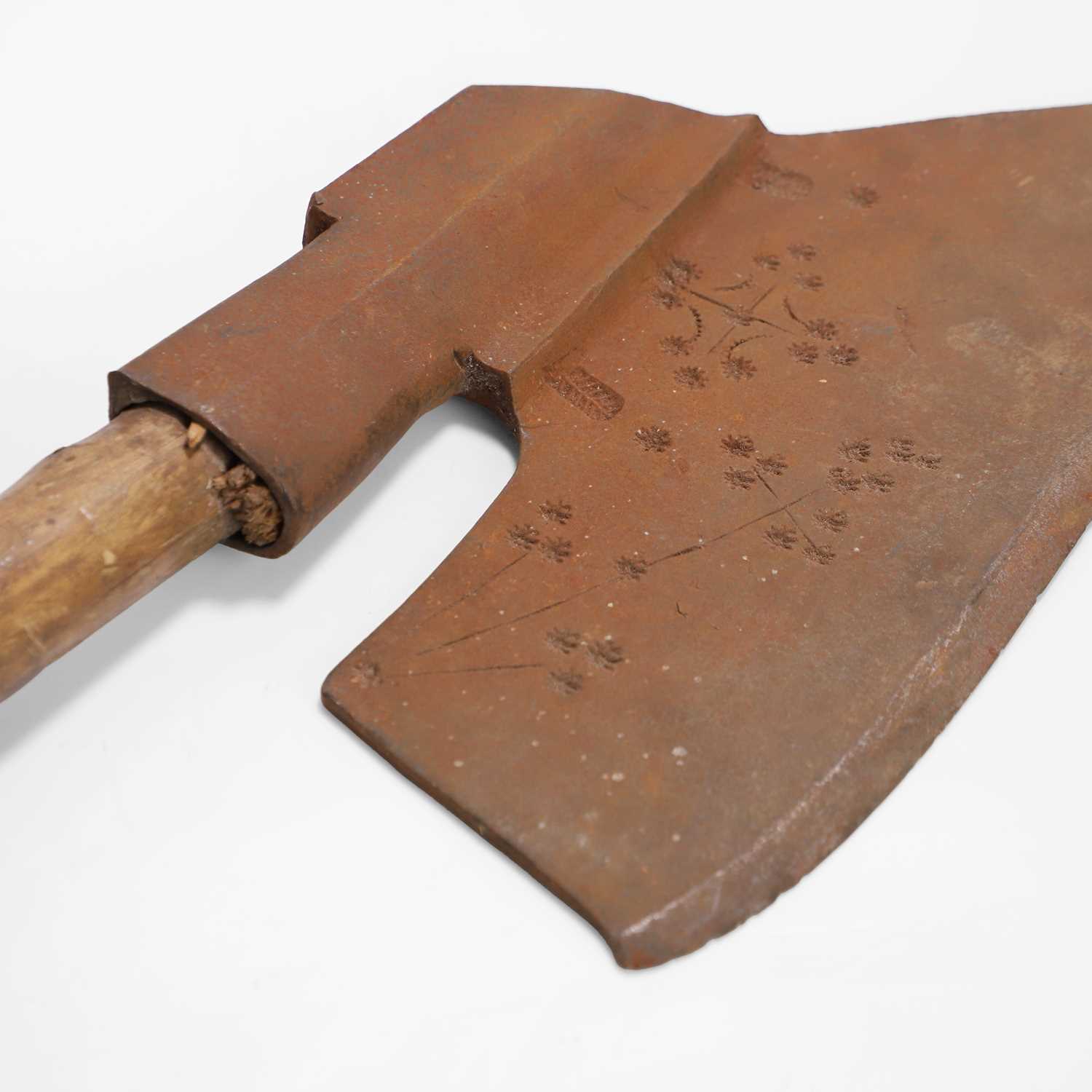 Lot 489 - A post-medieval executioner's-style axe,