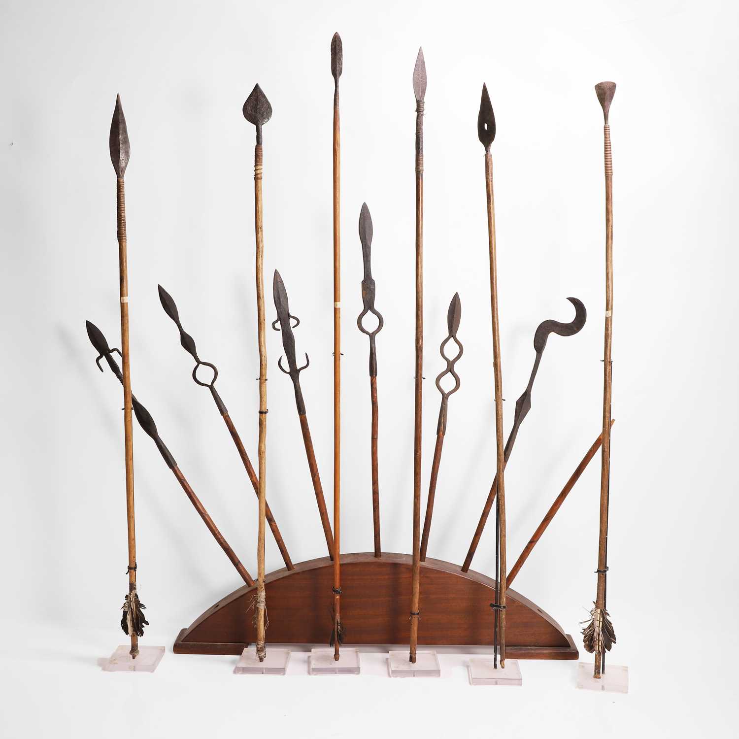Lot 625 - A collection of iron-tipped arrows,