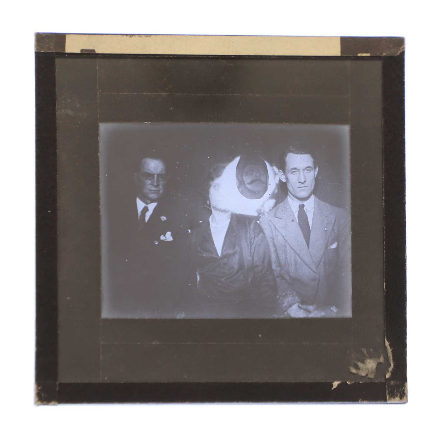 Lot 8 - A group of spirit/ghost photographic slides,