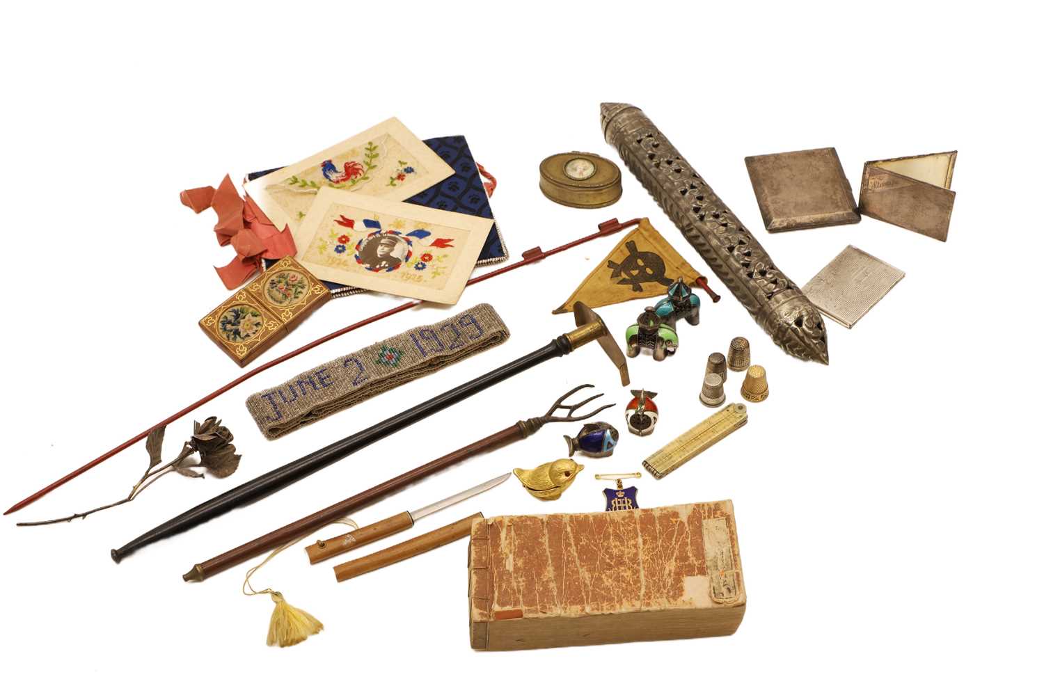 Lot 379 - Four novelty silver and enamelled salts,