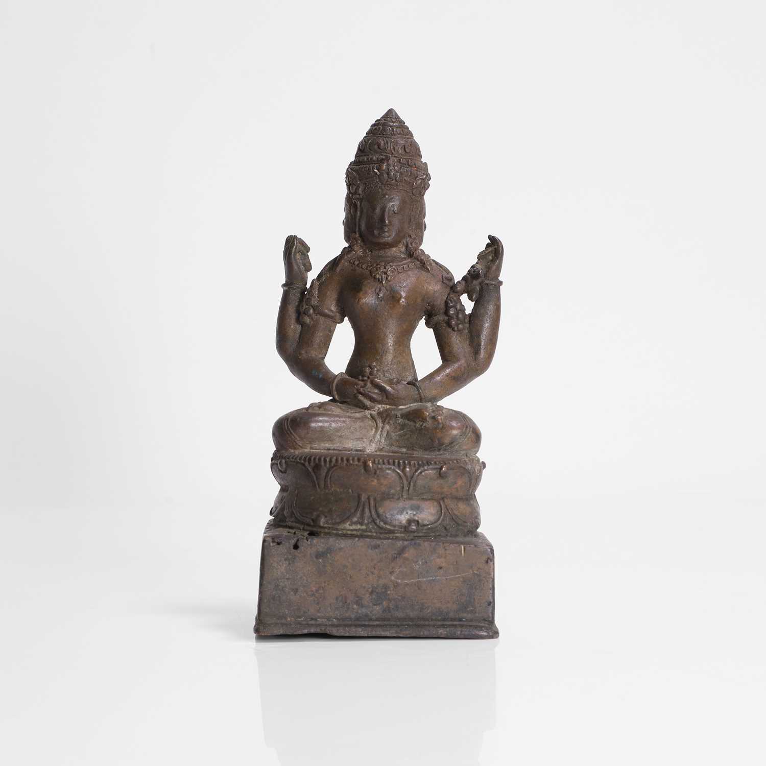 Lot 236 - An Indonesian bronze figure of the