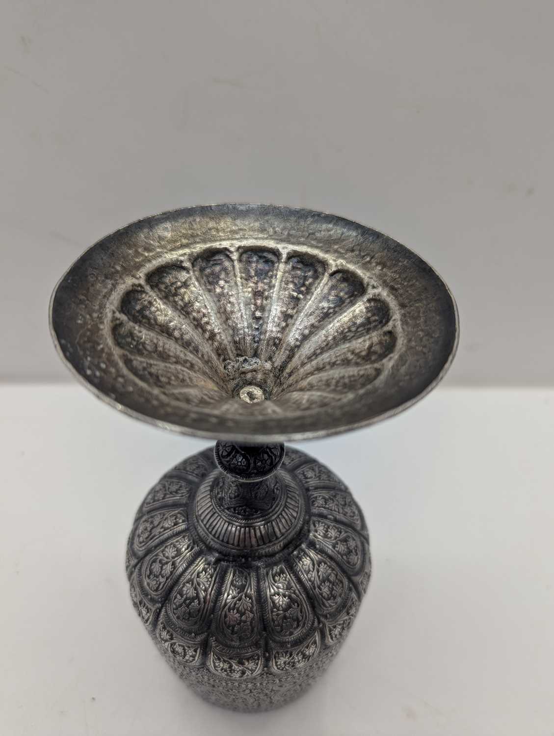 Lot 41 - A silver plated ewer,