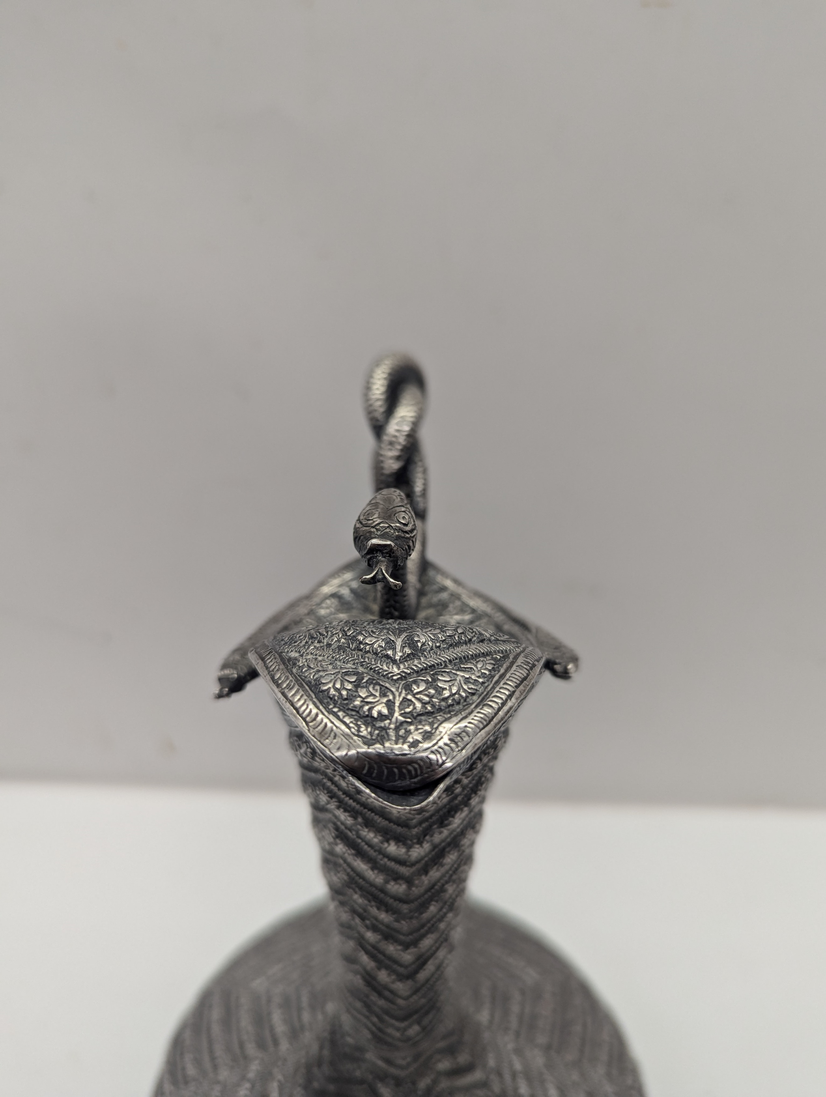 Lot 41 - A silver plated ewer,