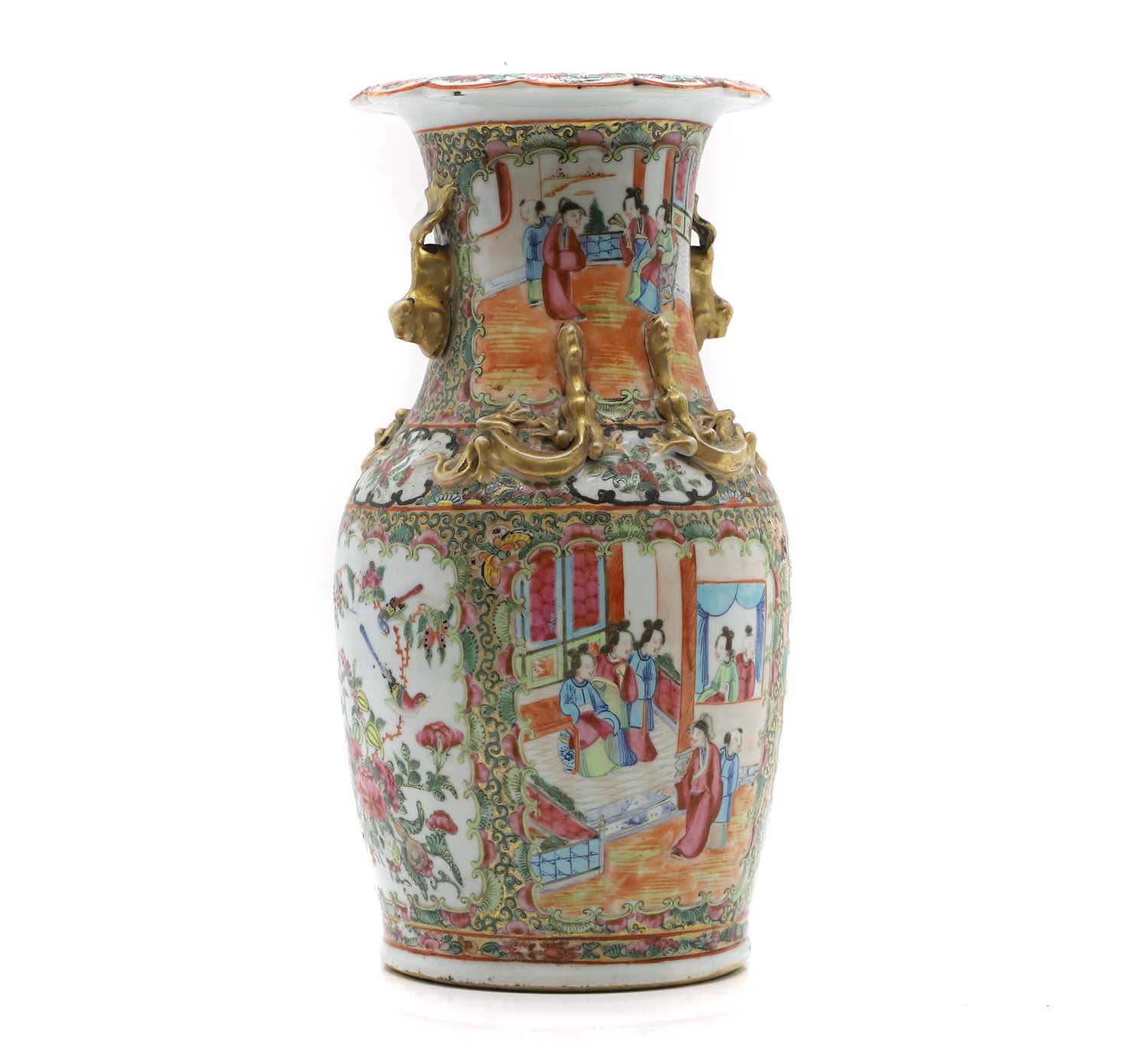 Lot 231 - A Chinese Canton vase,