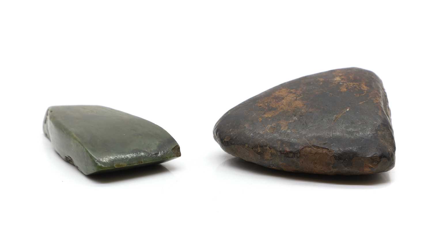 Lot 485 - A Jadeite axe head,