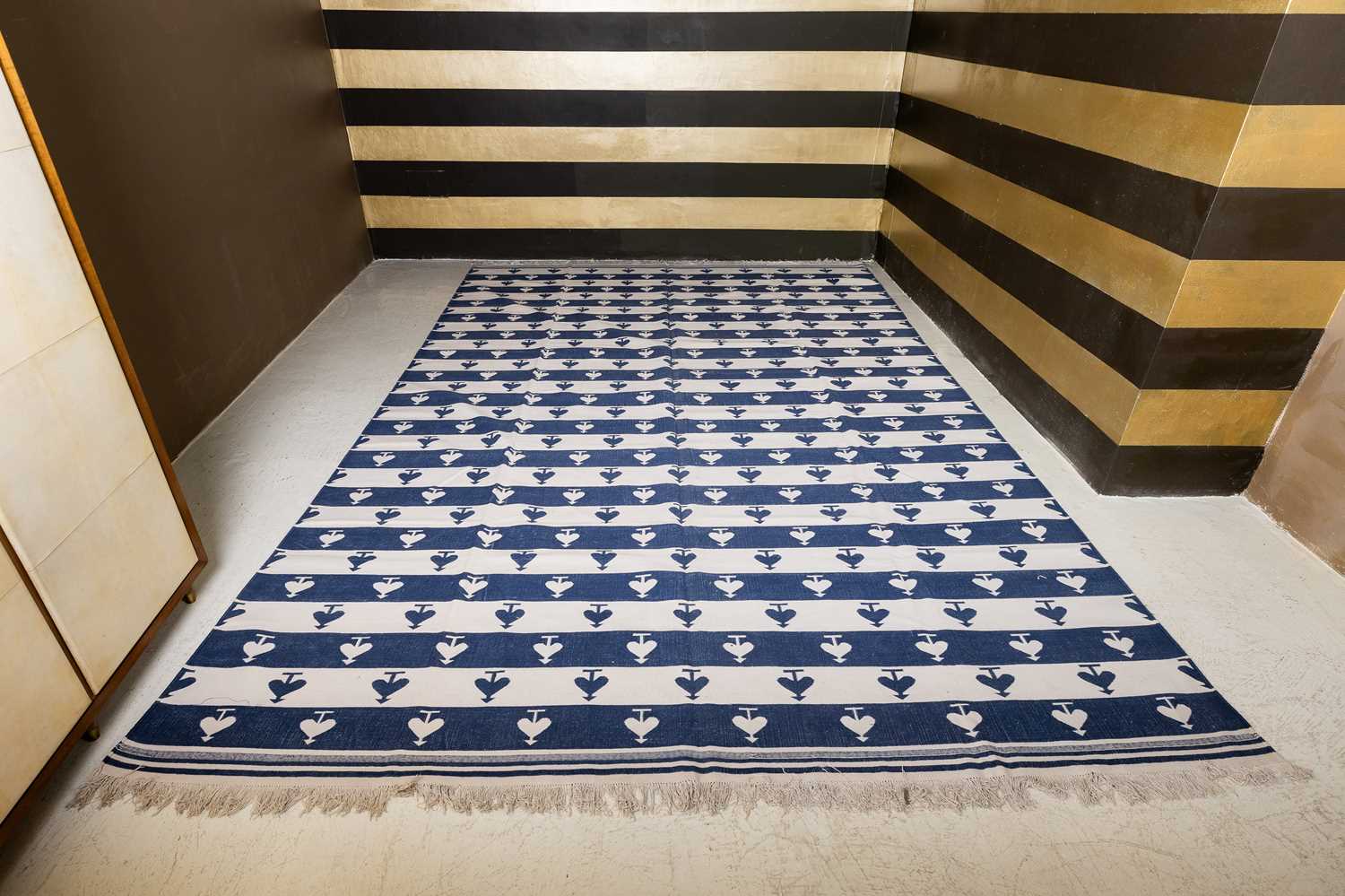 Lot 168 - A flat-weave dhurrie,