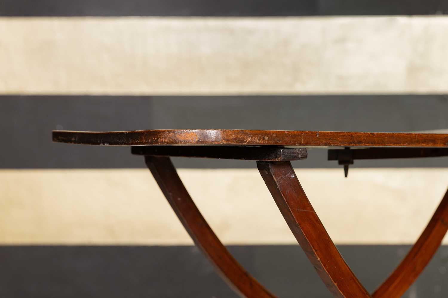 Lot 194 - A Victorian mahogany folding coaching table,