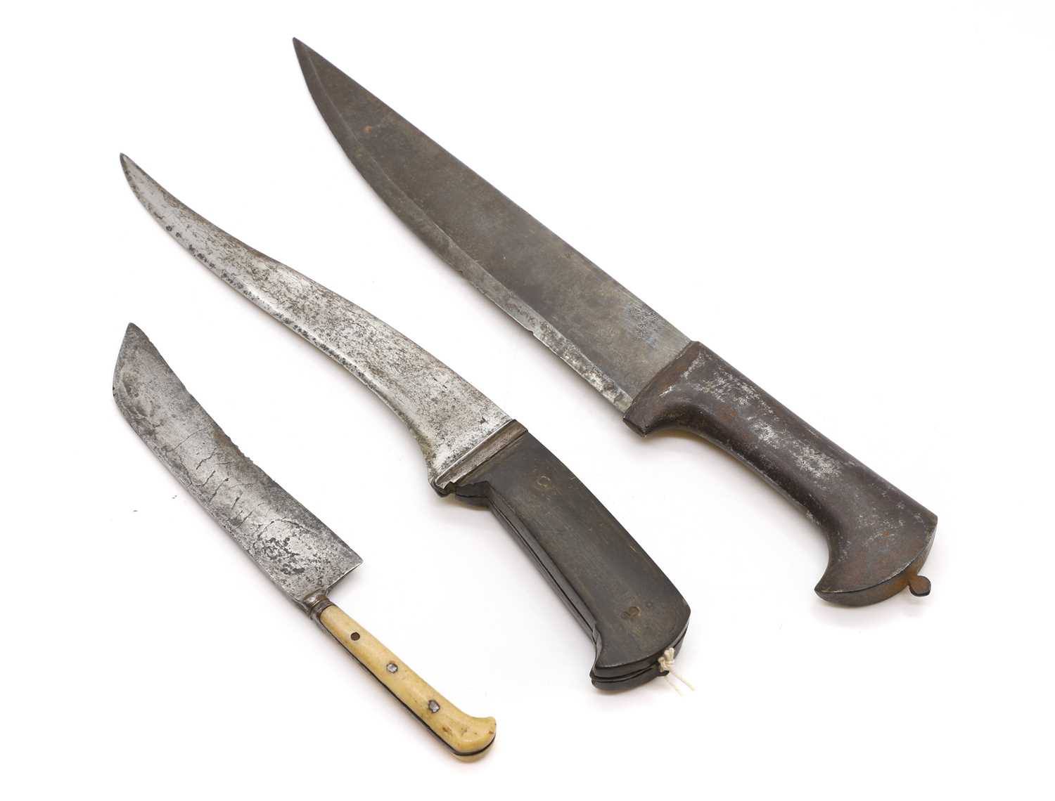 Lot 413 - Three Indian Mughal daggers,