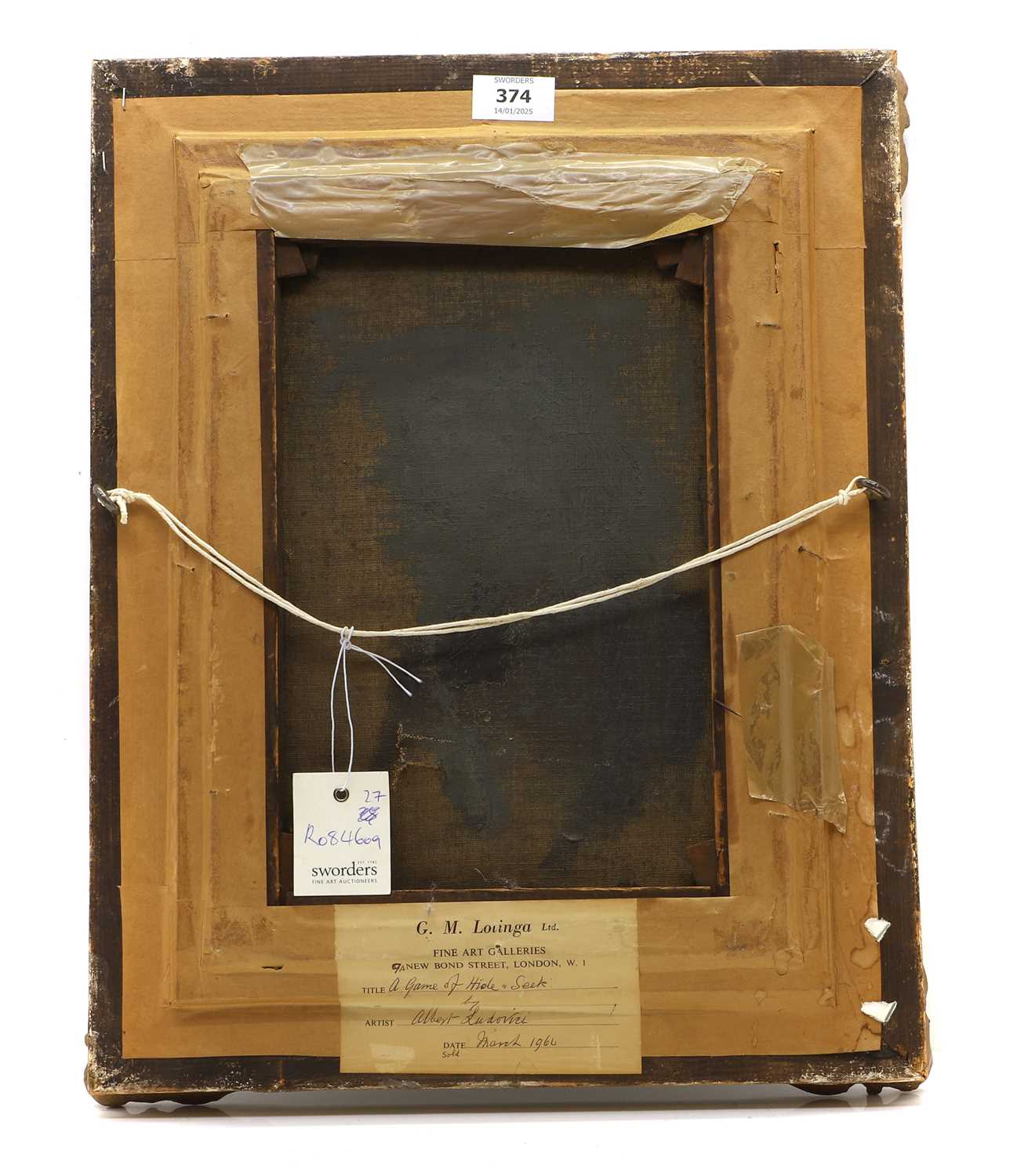 Lot 374 - Albert Ludovici RBA (1852-1932)