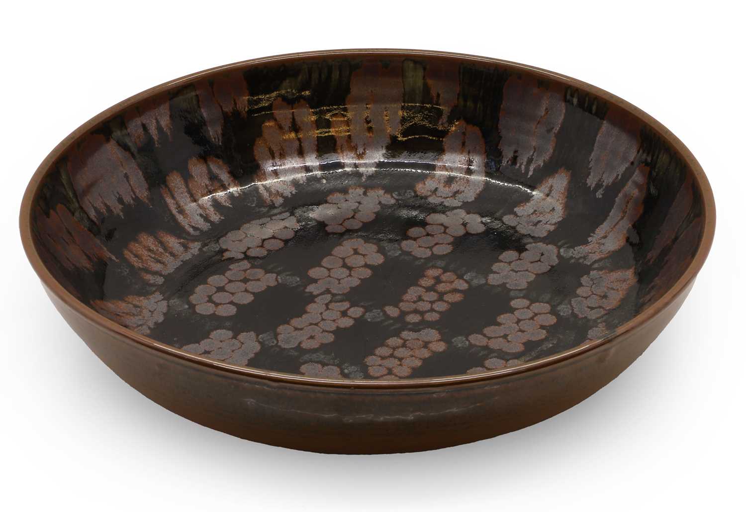 Lot 152 - A large studio pottery charger,