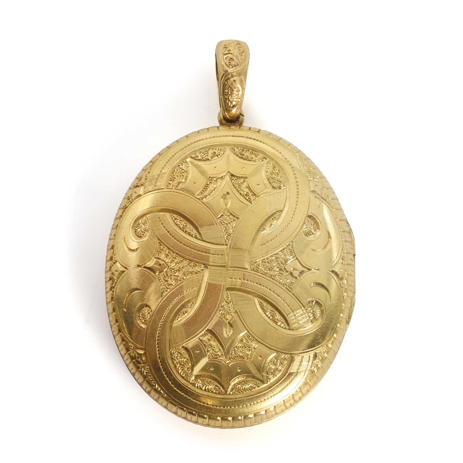 Lot 27 - A Victorian locket pendant,