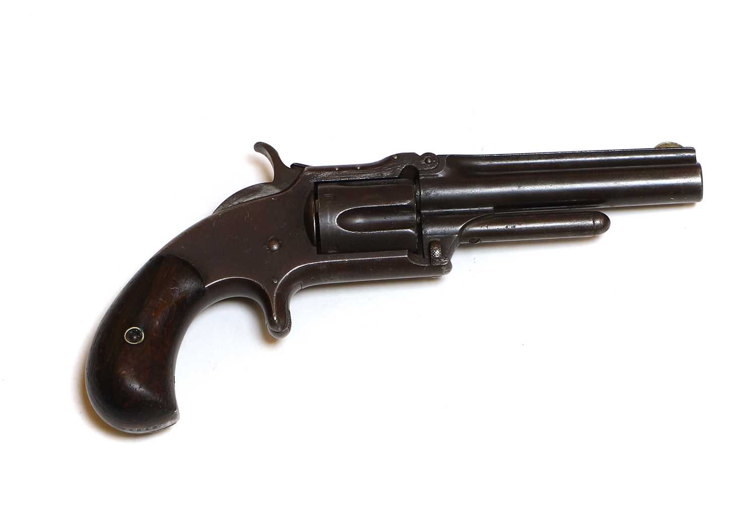 Lot 184 - A Smith and Wesson five shot pistol