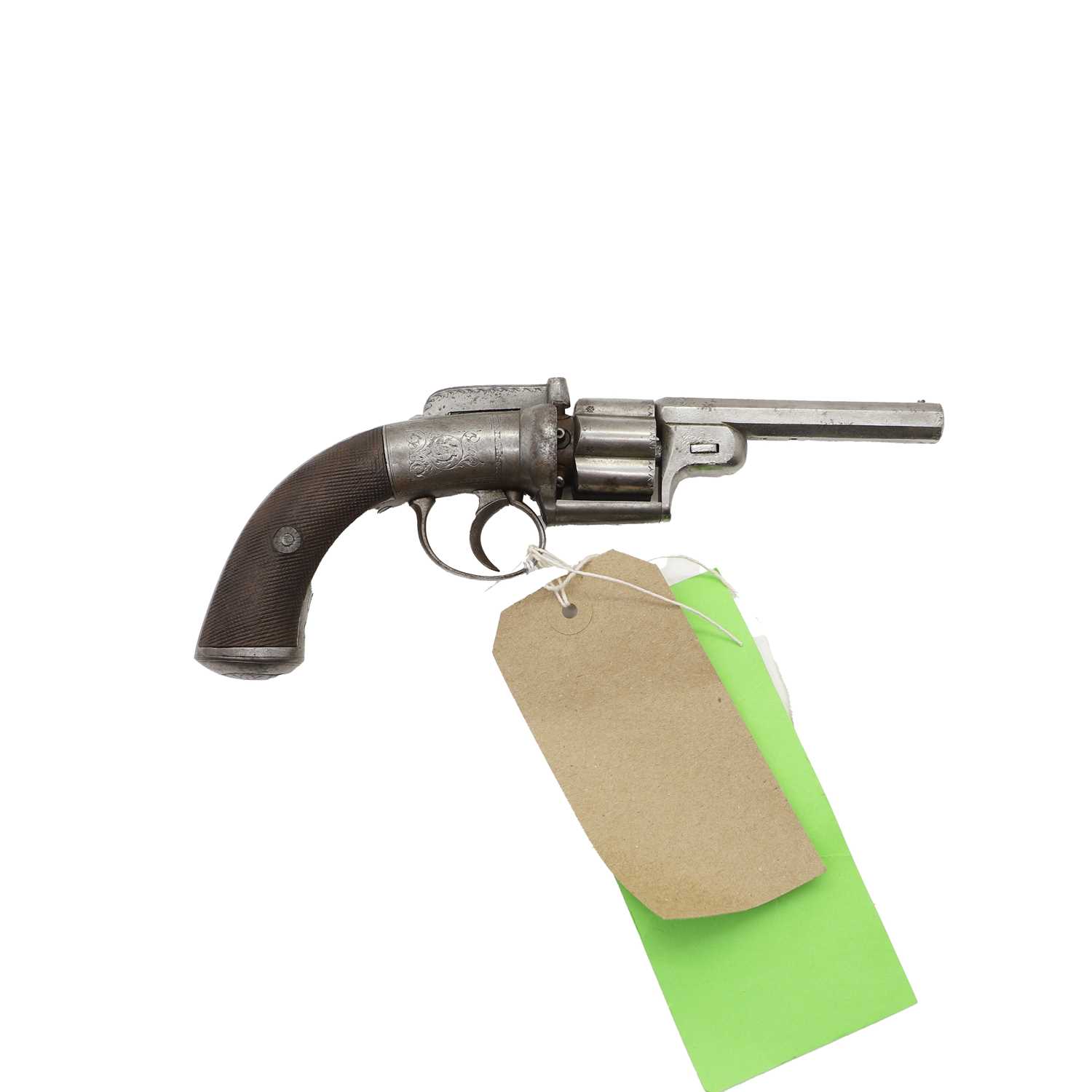 Lot 170 - A percussion transitional six shot revolver