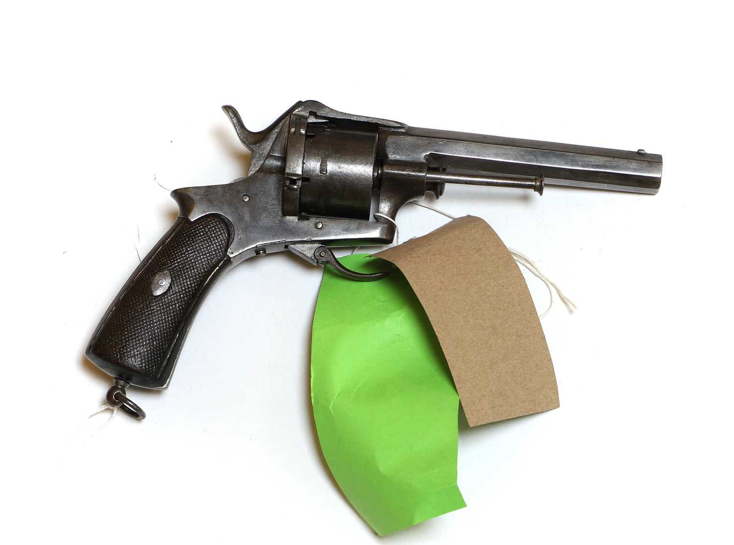 Lot 181 - A six shot pin fire revolver