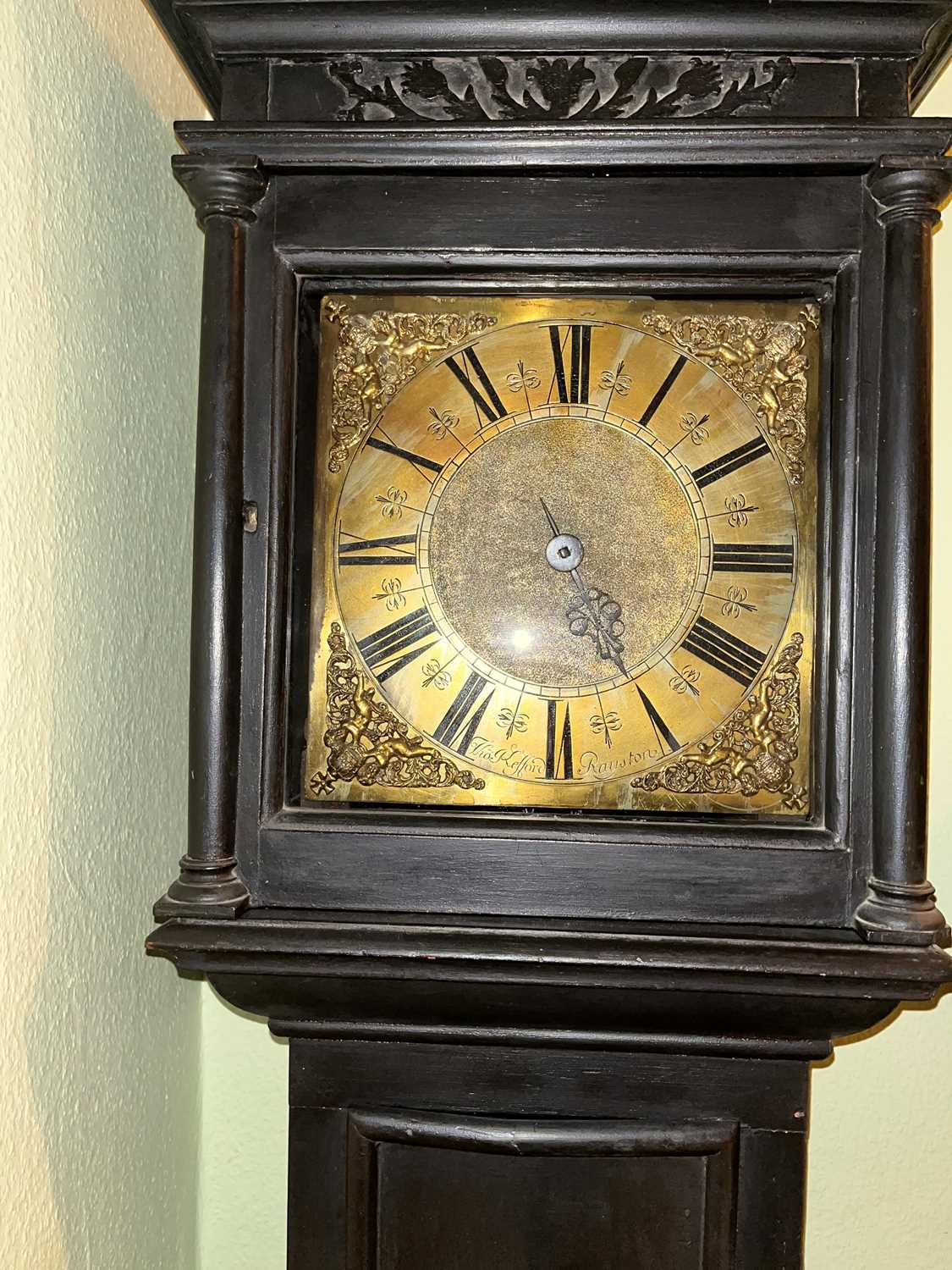 Lot 345 - A longcase clock