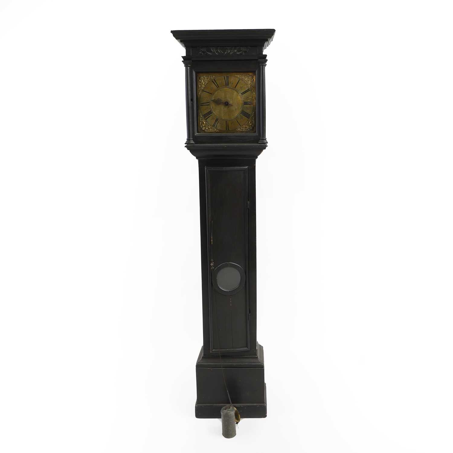 Lot 345 - A longcase clock