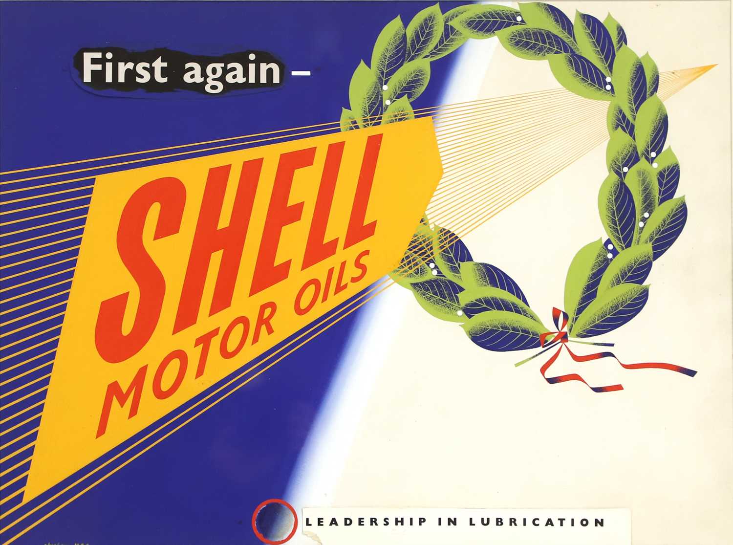 Lot 12 - 'First again - Shell Motor Oils' by Syd