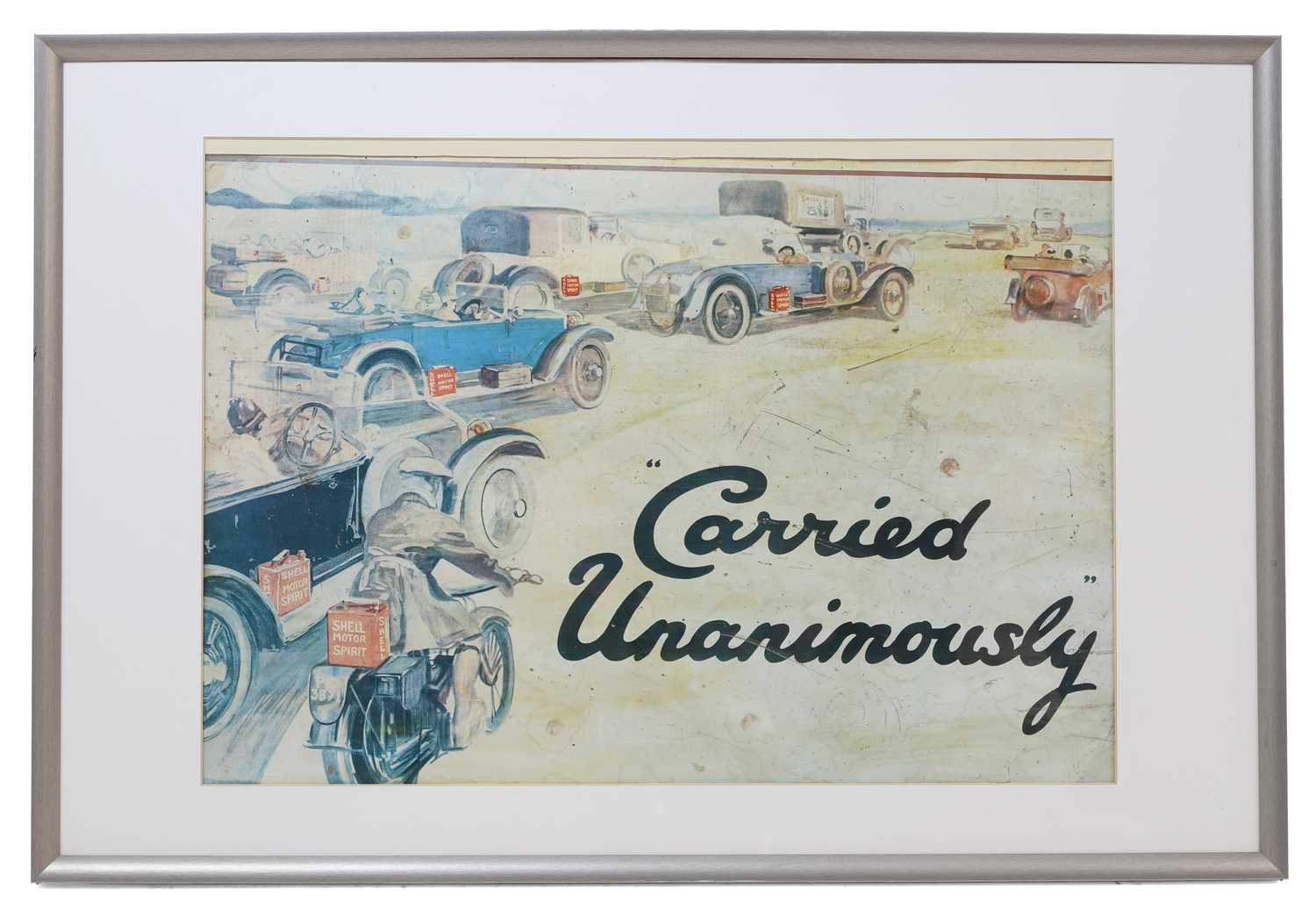 Lot 13 - A pre-war Shell advertising poster,
